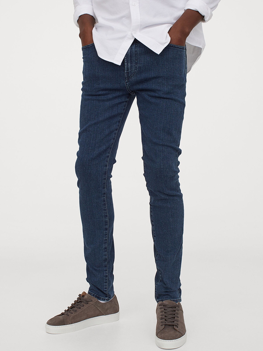 Buy H&M Men Blue Skinny Jeans - Jeans for Men 13014650 | Myntra
