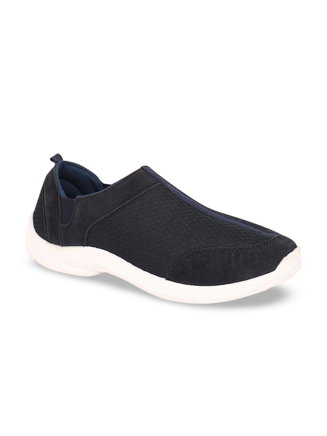 Buy Bata Men Navy Blue Slip On Sneakers - Casual Shoes for Men 12983096 ...