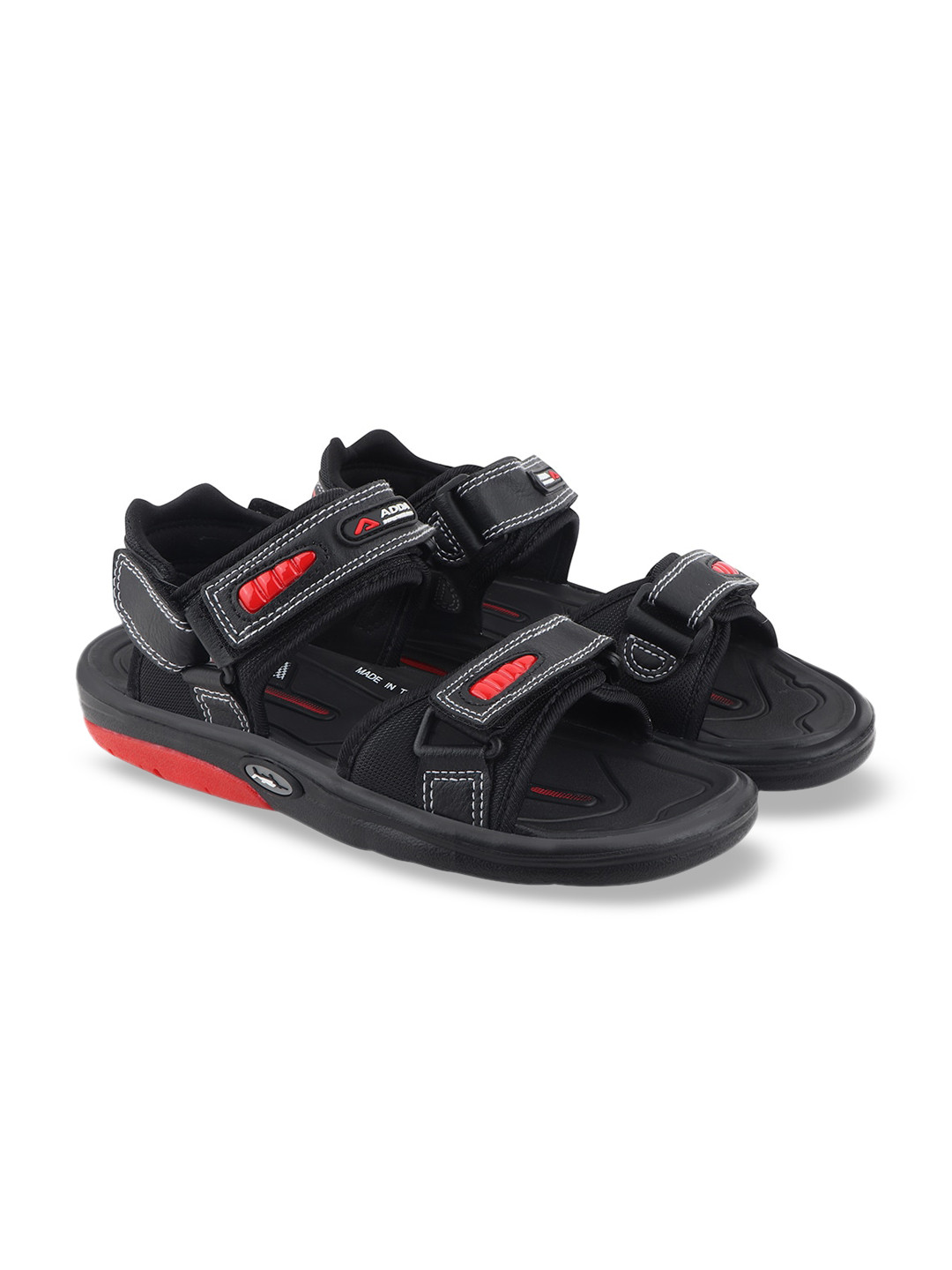 Buy Adda Men Black Comfort Sandals - Sandals for Men 13025824 | Myntra