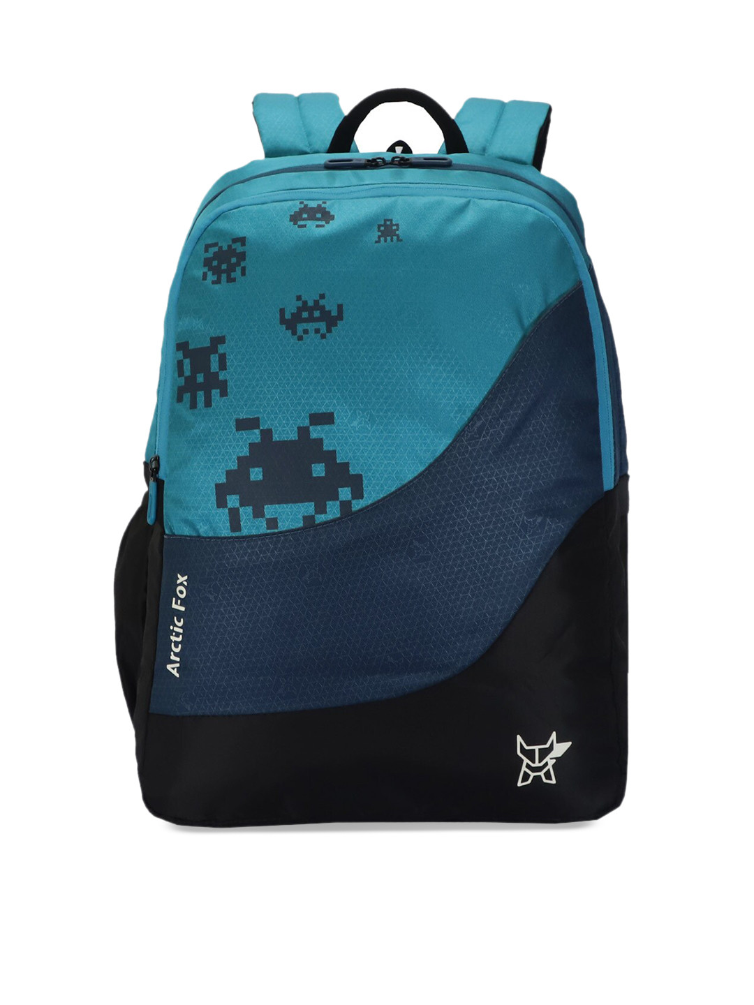 Buy Arctic Fox Unisex Blue & Black Mario Backpack - Backpacks for ...