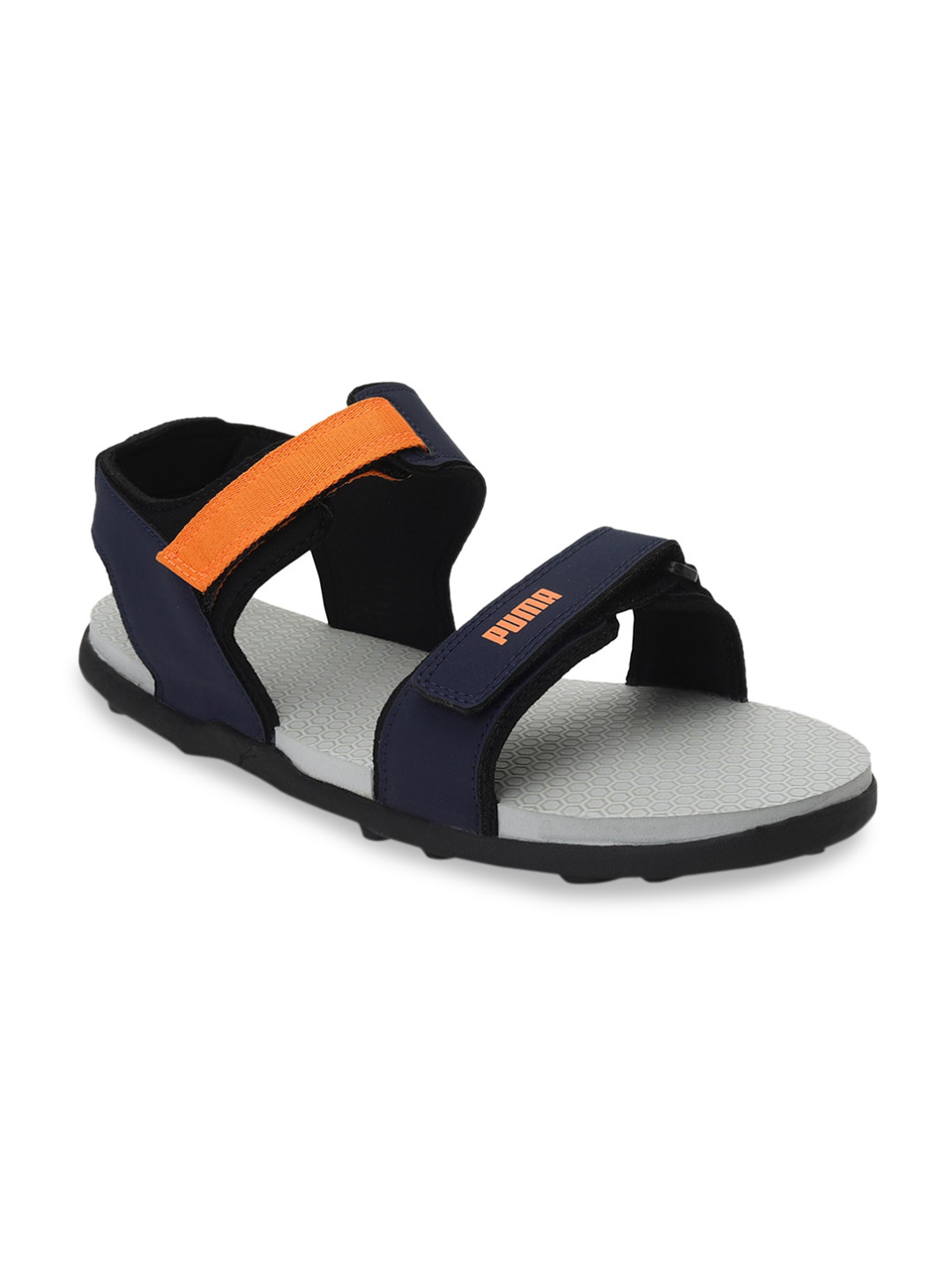 Buy Puma Men Navy Blue Solid Sports Shoes - Sandals for Men 13071428 ...