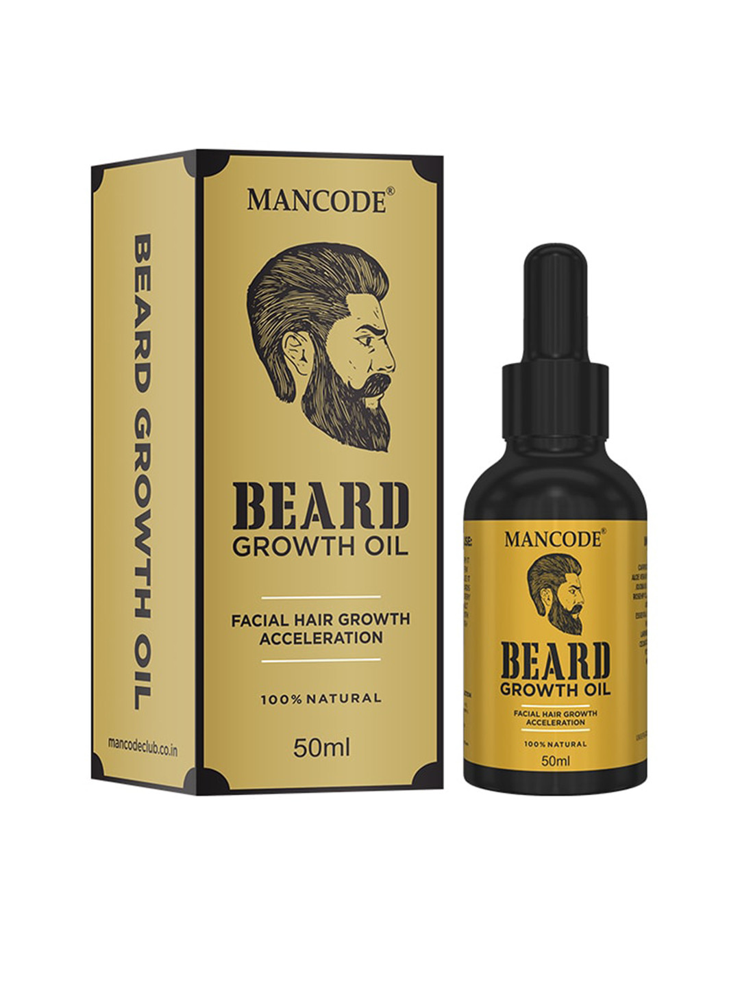 Buy MANCODE Beard Growth Oil 50ml - Beard Serum And Oil for Men 13065574 | Myntra