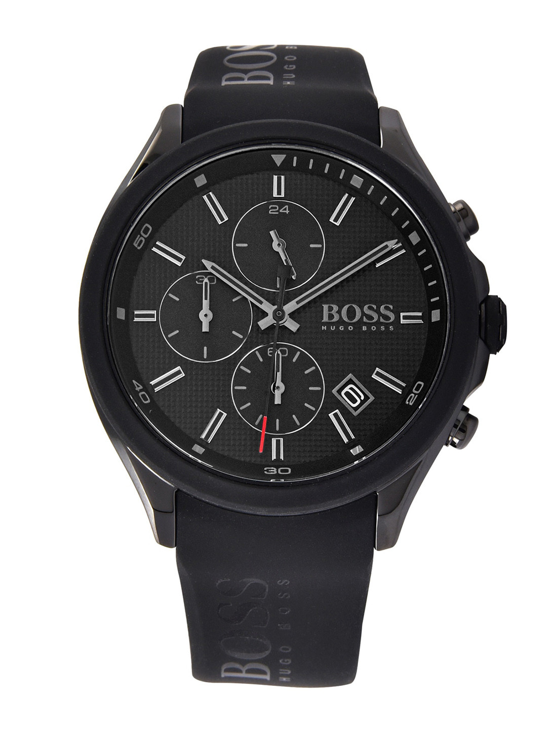 Buy Hugo Boss Men Velocity Black Chronograph Watch 1513720 - Watches ...