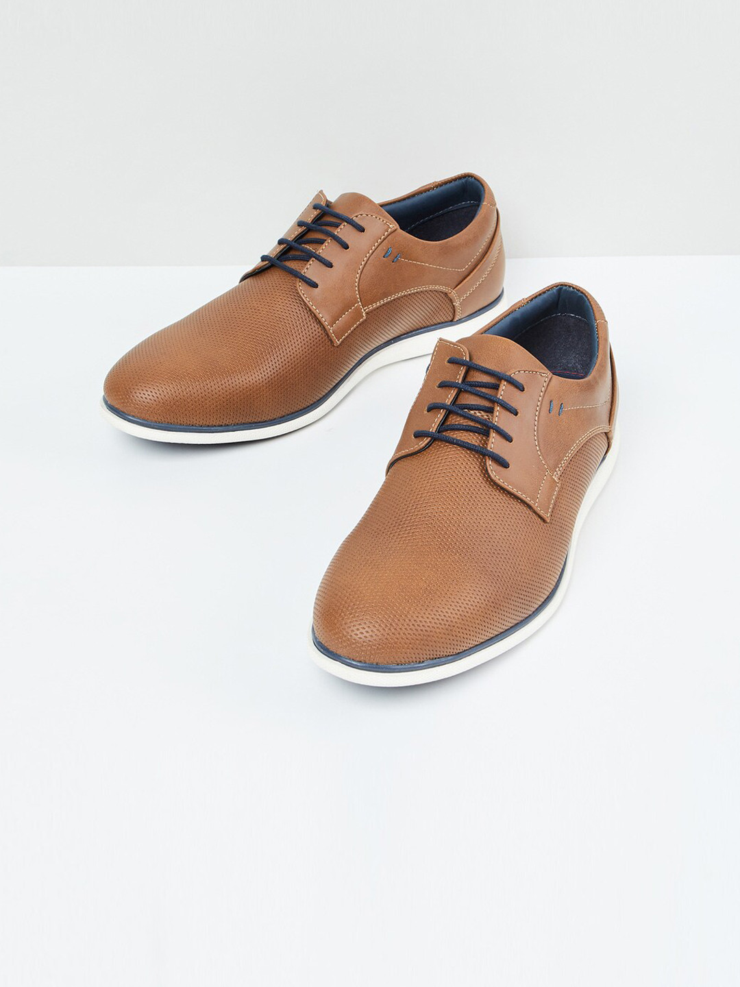 Buy Max Men Tan Brown Derbys - Casual Shoes for Men 12902124 | Myntra