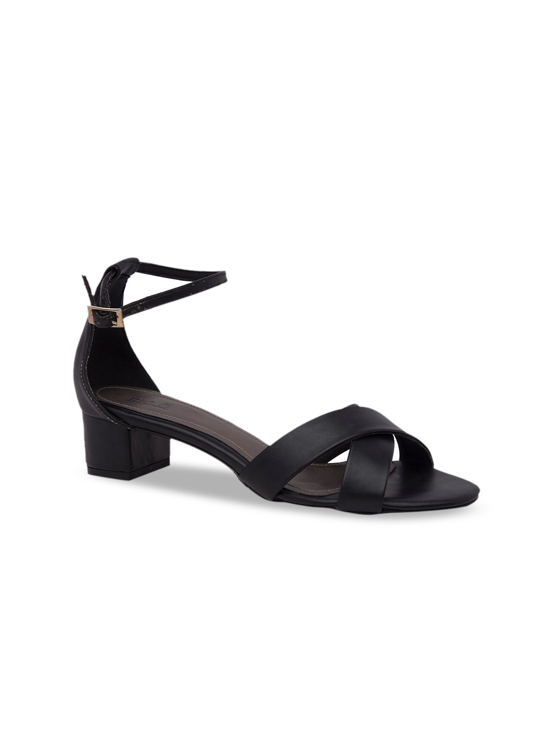 Buy Inc 5 Women Black Solid Block Heels - Heels for Women 12915940 | Myntra