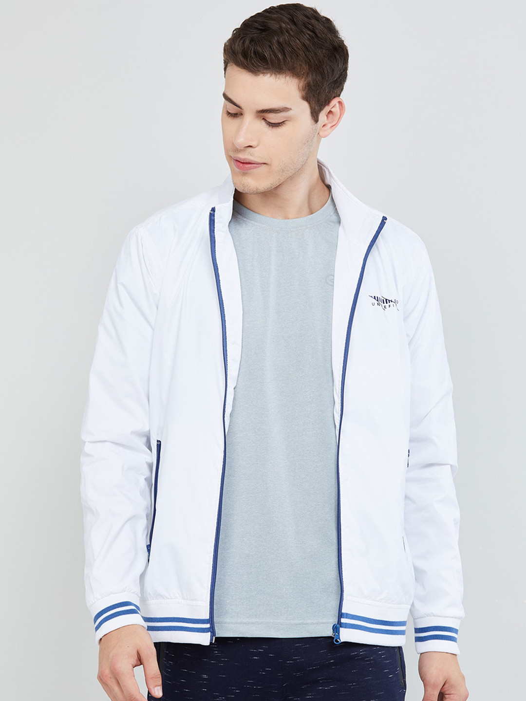 Buy Max Men White Solid Sporty Jacket - Jackets for Men 12918688 | Myntra