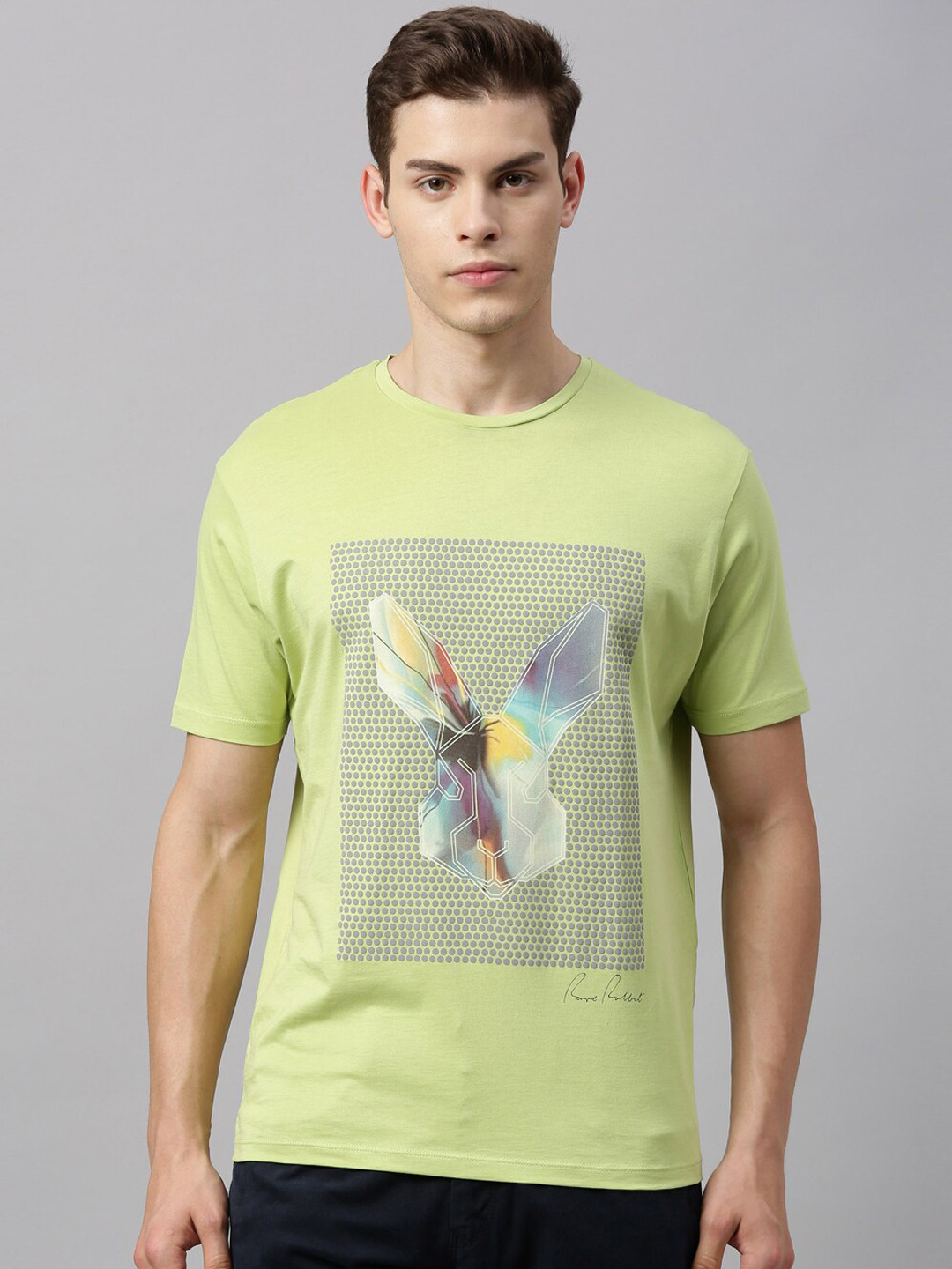 Buy RARE RABBIT Men Rings 4 Slim Fit Solid Polo Collar T Shirt ...