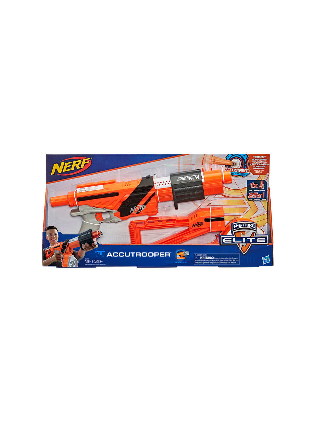 Buy Hasbro Kids Orange N Strike Elite Accu Trooper Toy Gun - Activity ...