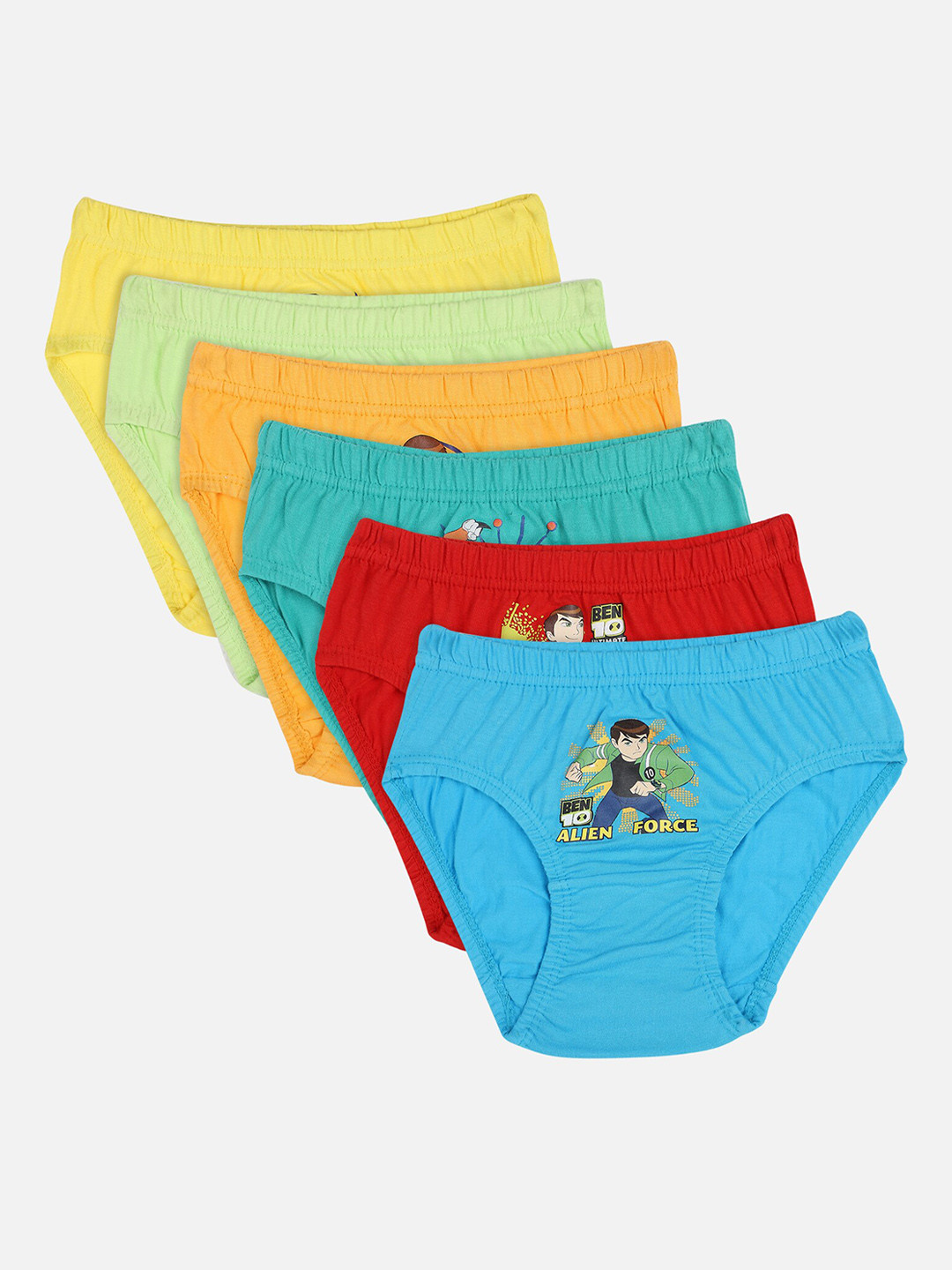 Buy Bodycare Kids Boys Pack Of 5 Assorted Ben 10 Basic Briefs KIA960 ...