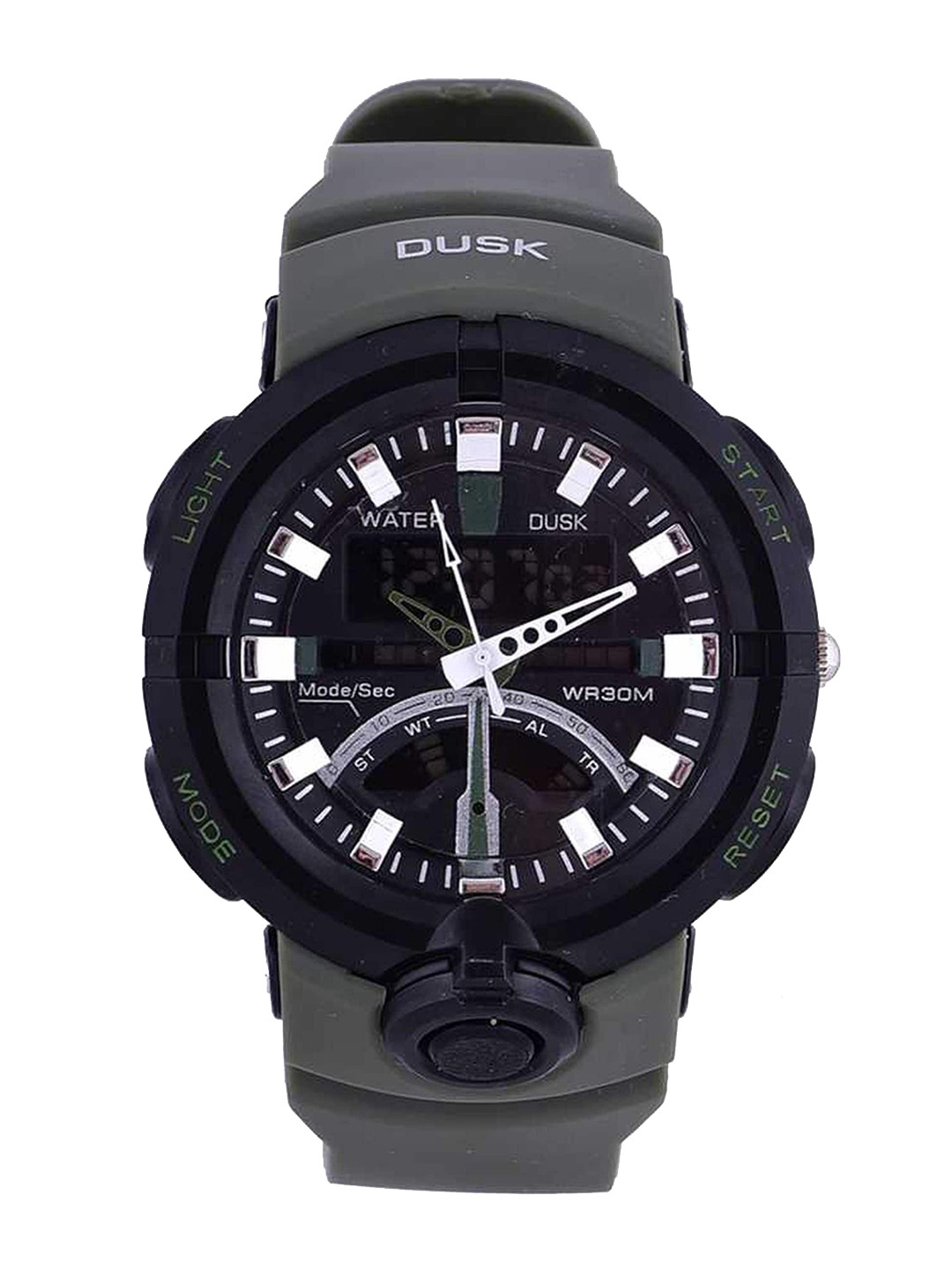 Buy DUSK Men Green & Black Analogue Watch Dusk_102 - Watches for Men ...