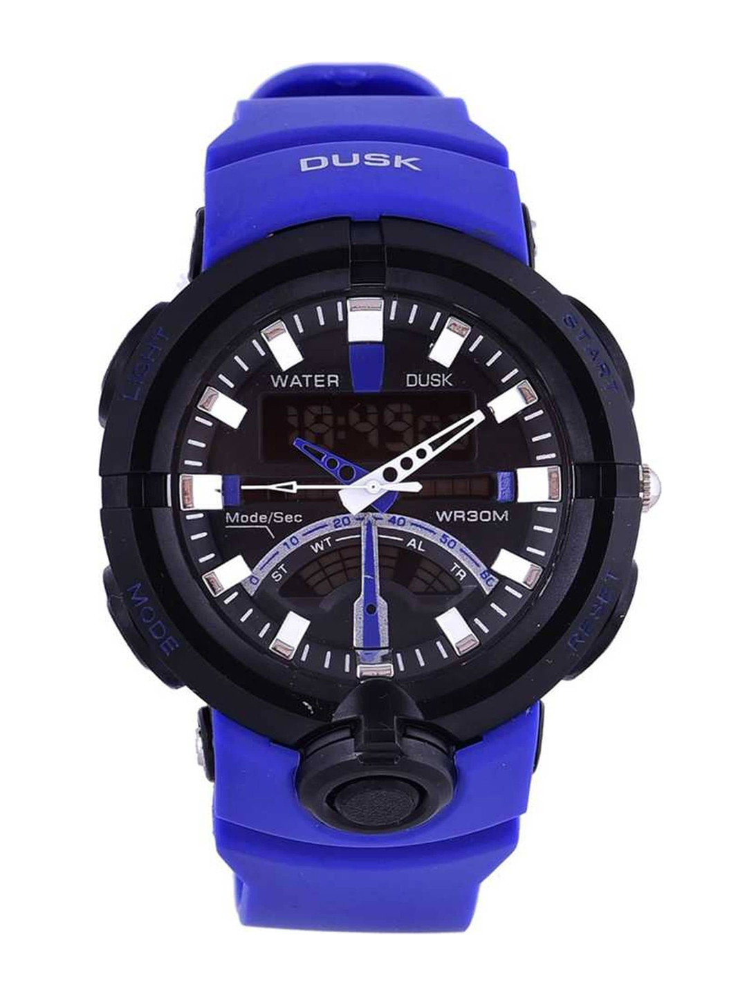 Buy DUSK Men Blue & Black Analogue Watch Dusk_102 - Watches for Men ...