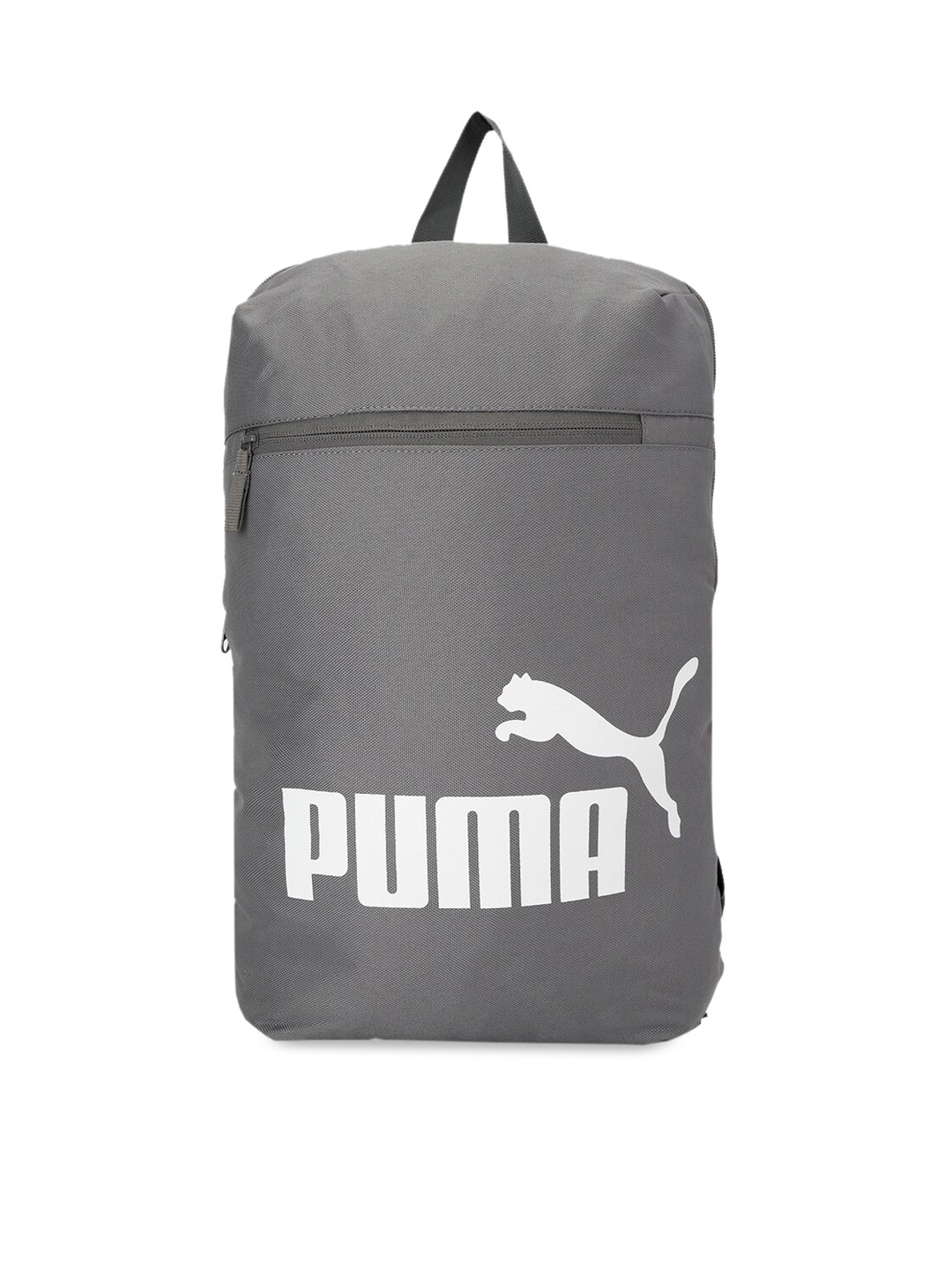 Buy Puma Unisex Grey Brand Logo Backpack - Backpacks for Unisex ...