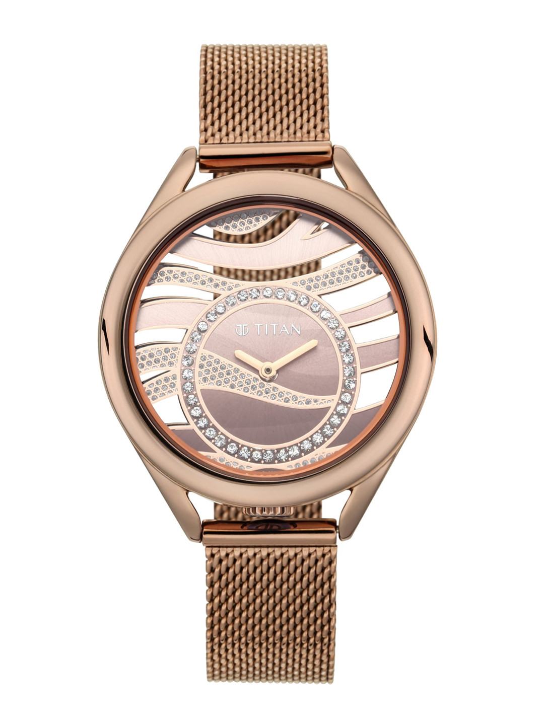 Buy Titan Women Purple Analogue Watch 95130QM01 - Watches for Women ...