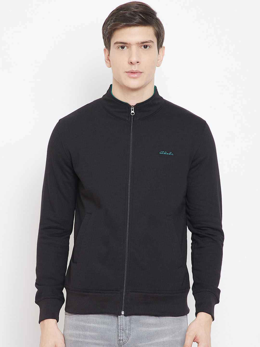 Buy Adobe Men Black Solid Sweatshirt - Sweatshirts for Men 13154388 ...