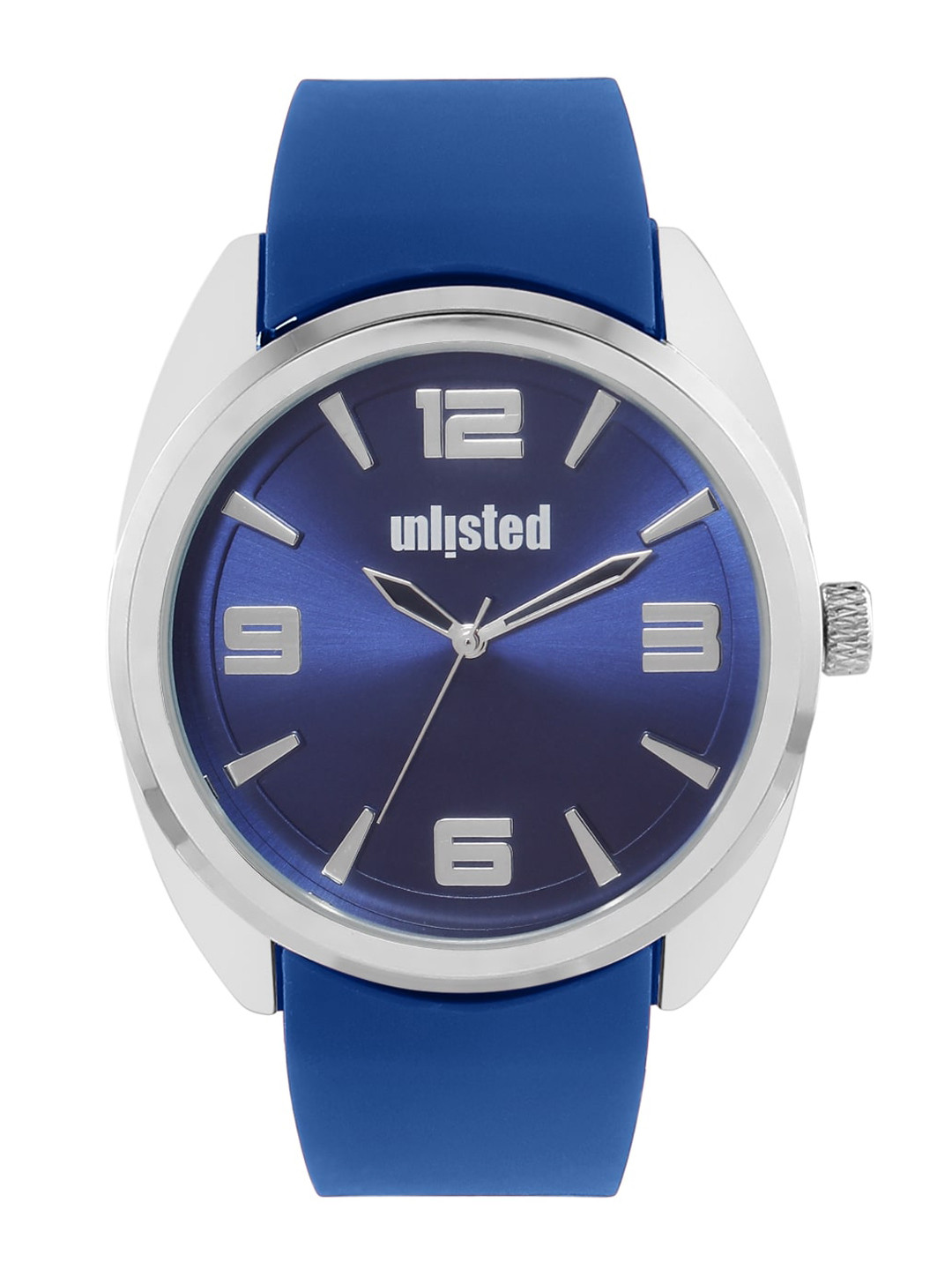 Buy UNLISTED A KENNETH COLE PRODUCTION Men Blue & Silver Toned Analogue ...