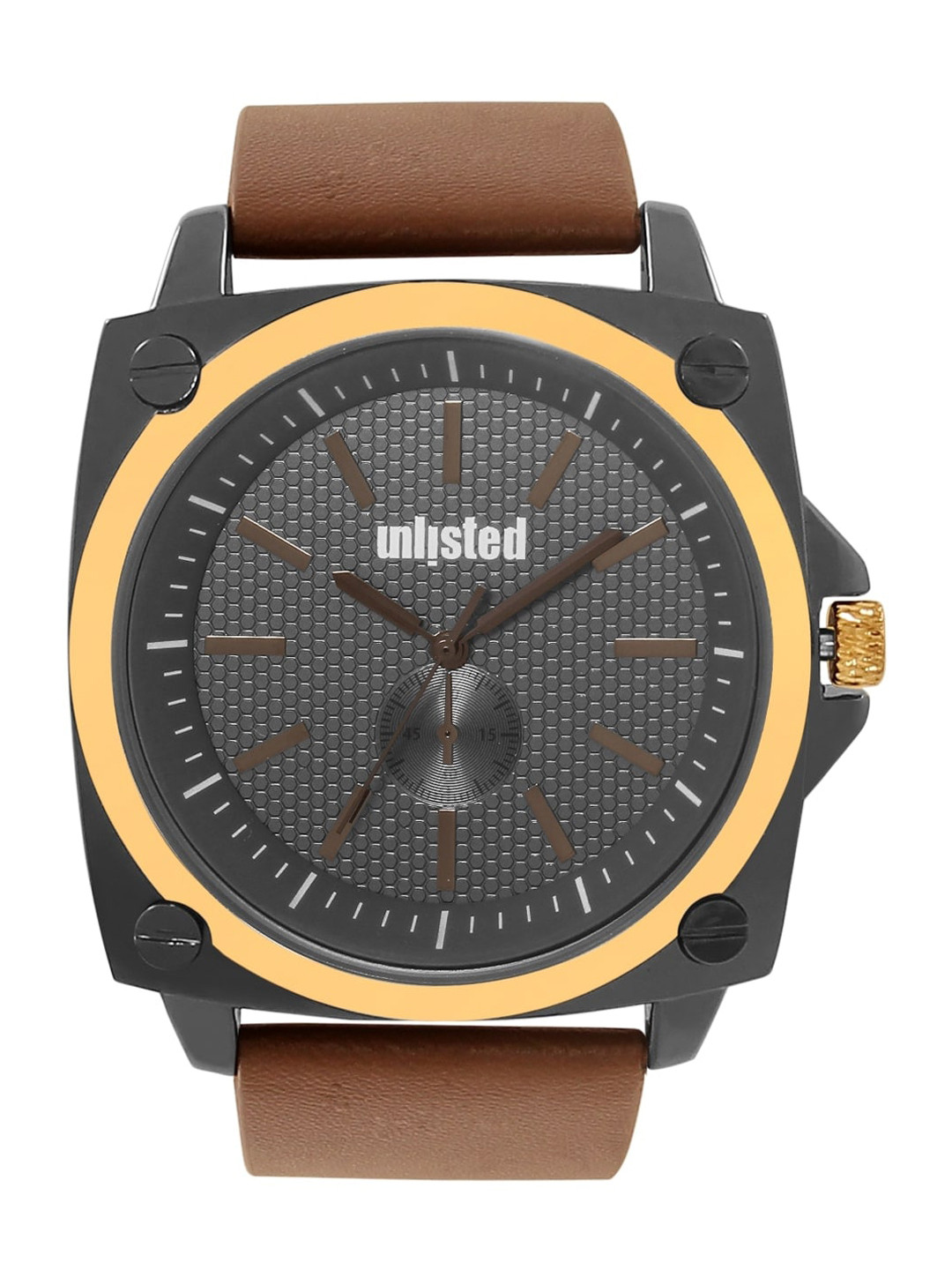 Buy UNLISTED A KENNETH COLE PRODUCTION Men Black Analogue Watch ...