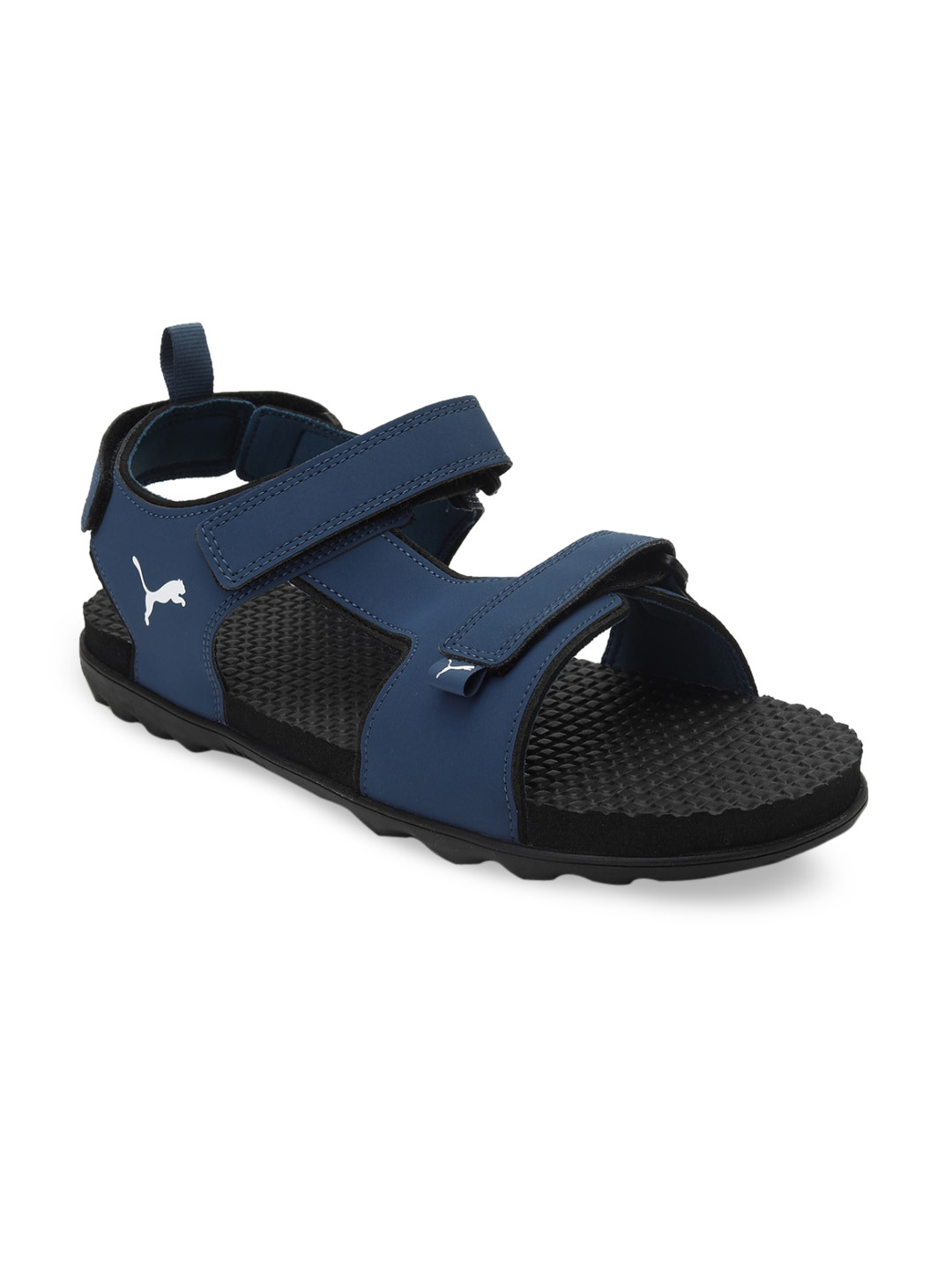 Buy Puma Men Navy Blue Solid Blitz Sports Sandals - Sports Sandals for ...