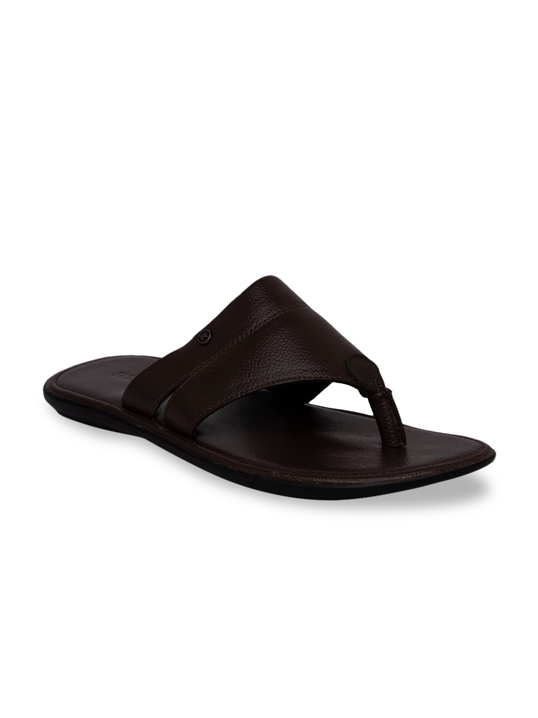 Buy Regal Men Brown Leather Comfort Sandals - Sandals for Men 13159472 ...