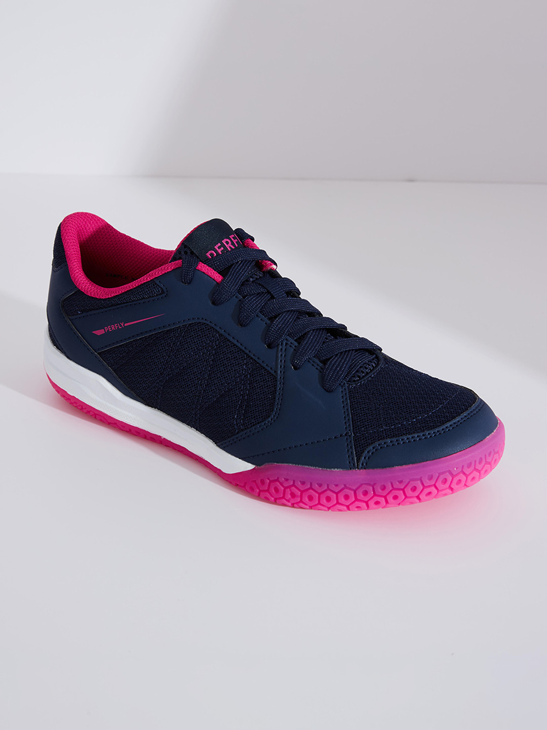 Buy PERFLY By Decathlon Kids Navy Blue Badminton Shoes - Sports Shoes ...