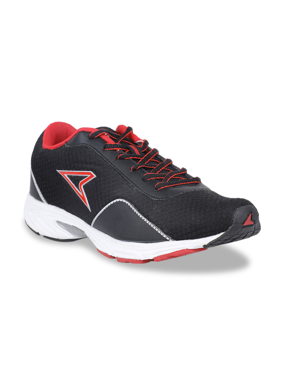 Buy Power Men Black & Red Running Shoes - Sports Shoes for Men 13182414 ...