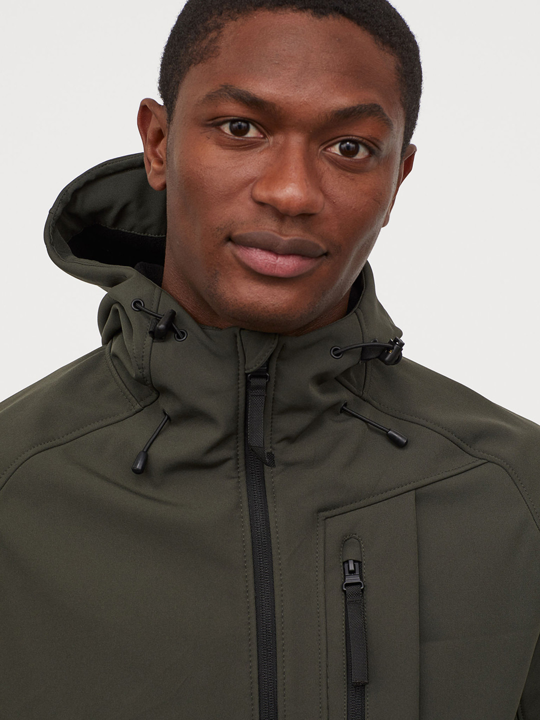 Buy H&M Men Green Softshell Jacket - Jackets for Men 11519902 | Myntra