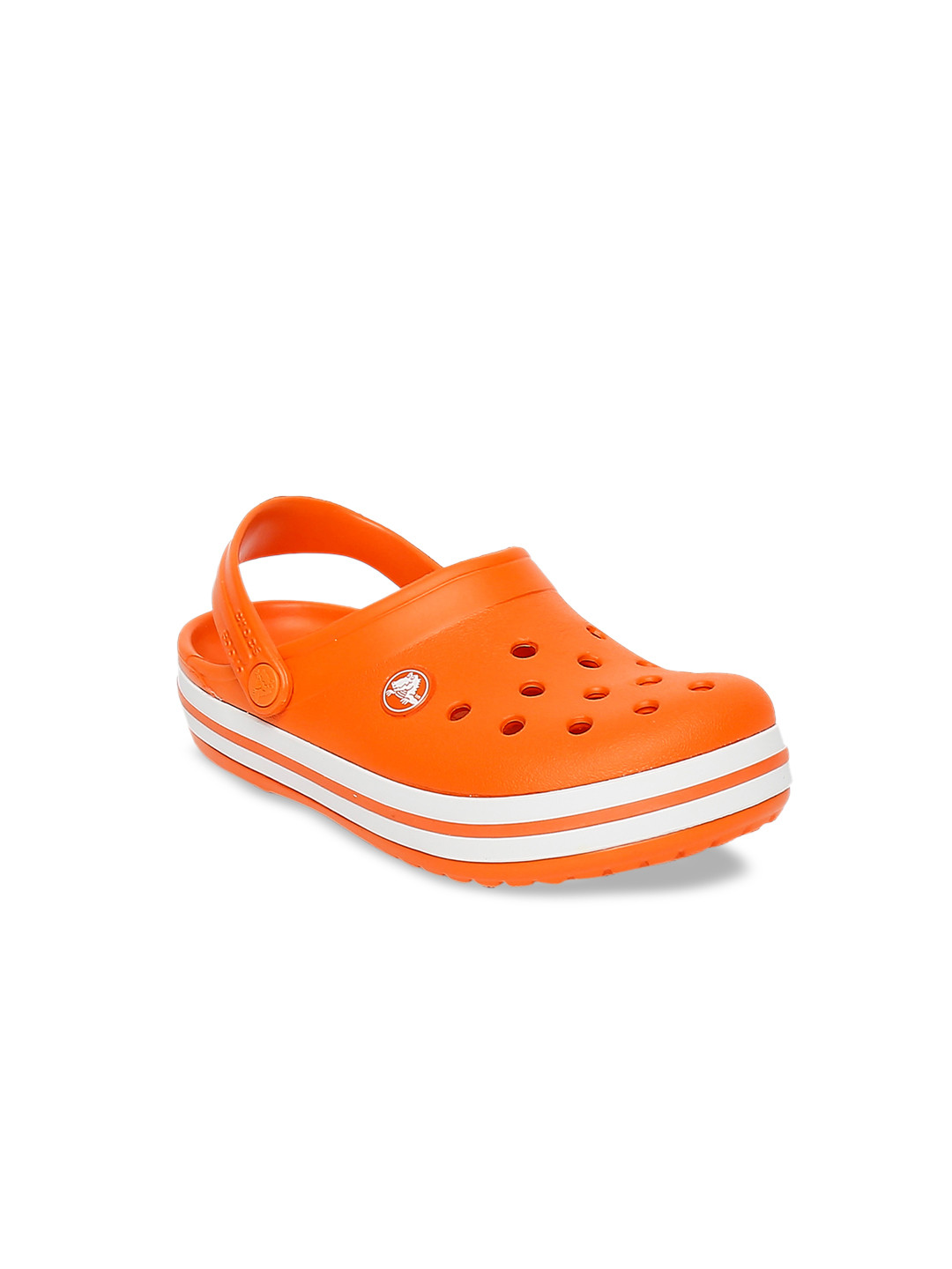 Buy Crocs Crocband Kids Orange Comfort Sandals - Sandals for Unisex ...