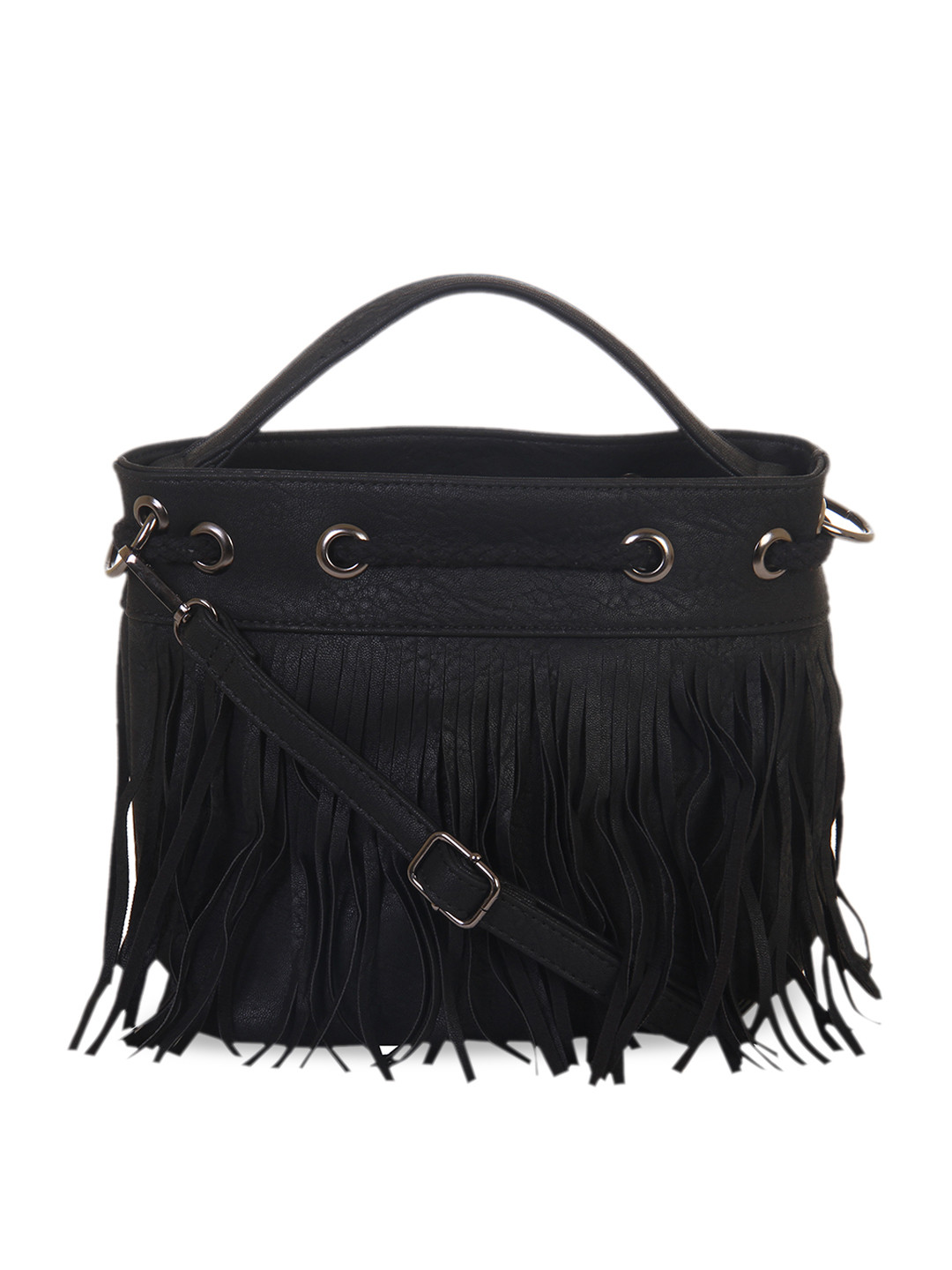 Buy Red Pout Black Solid Sling Bag - Handbags for Women 11616322 | Myntra