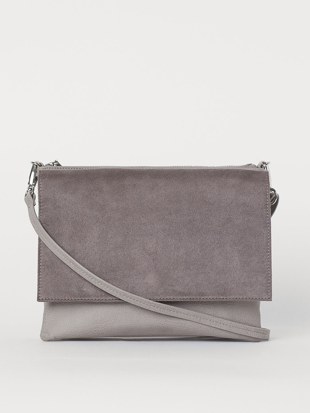 Buy H&M Women Grey Textured Shoulder Bag - Handbags for Women 11478626 ...