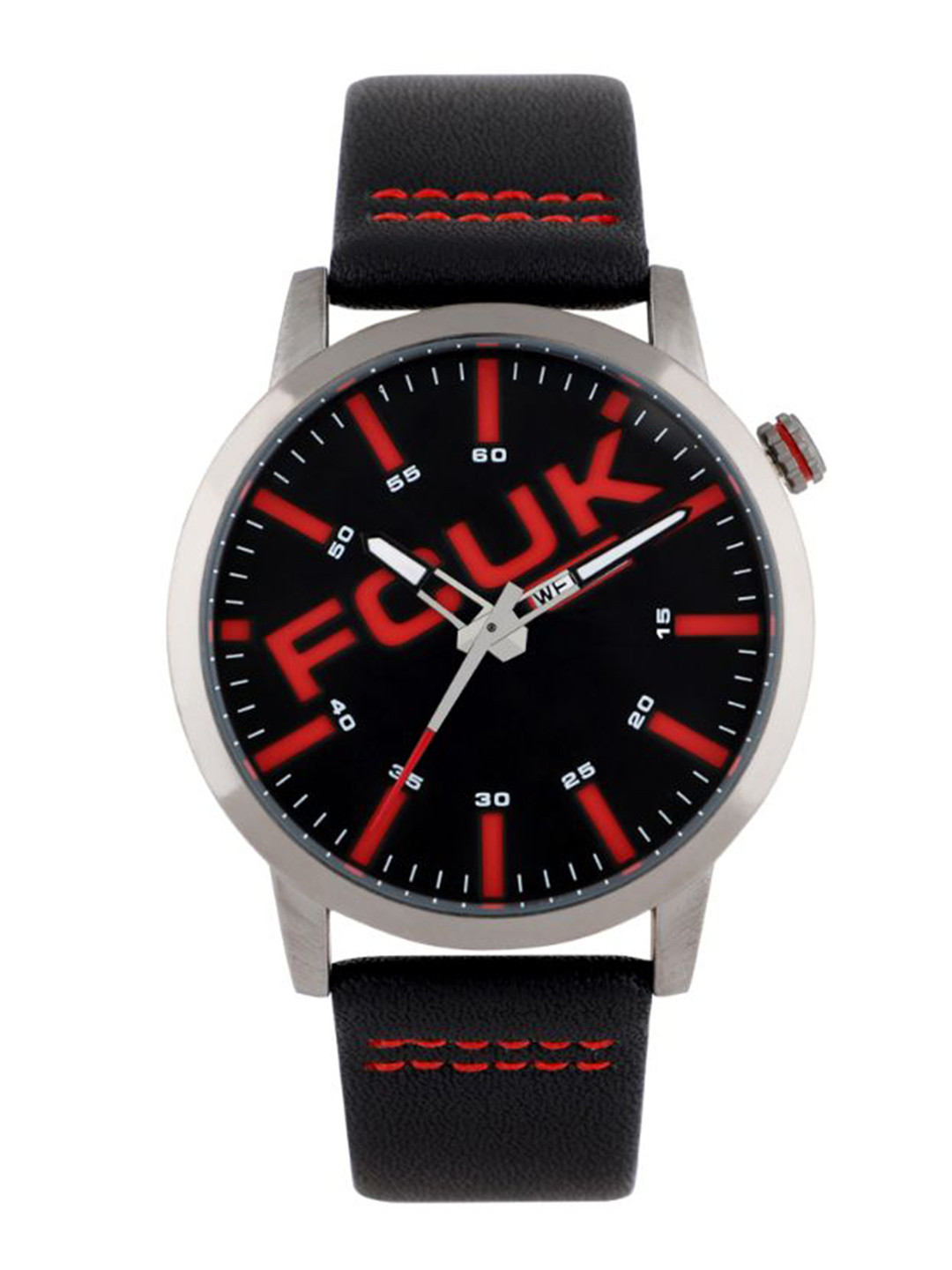 Buy FCUK Men Black Analogue Watch FK0010B - Watches for Men 11489952 ...