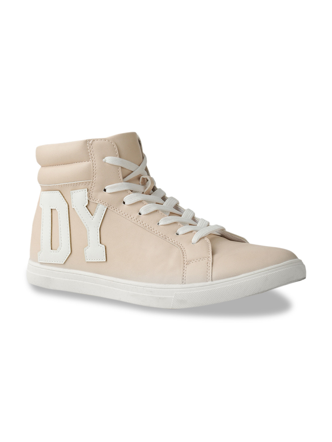 Buy Rowdy Women Pink Textured High Top Sneakers - Casual Shoes for ...