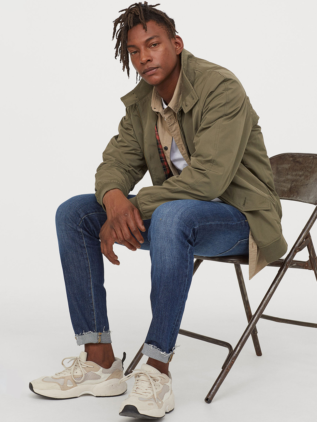 Buy H&M Men Green Solid Short Jacket - Jackets for Men 11719246 | Myntra