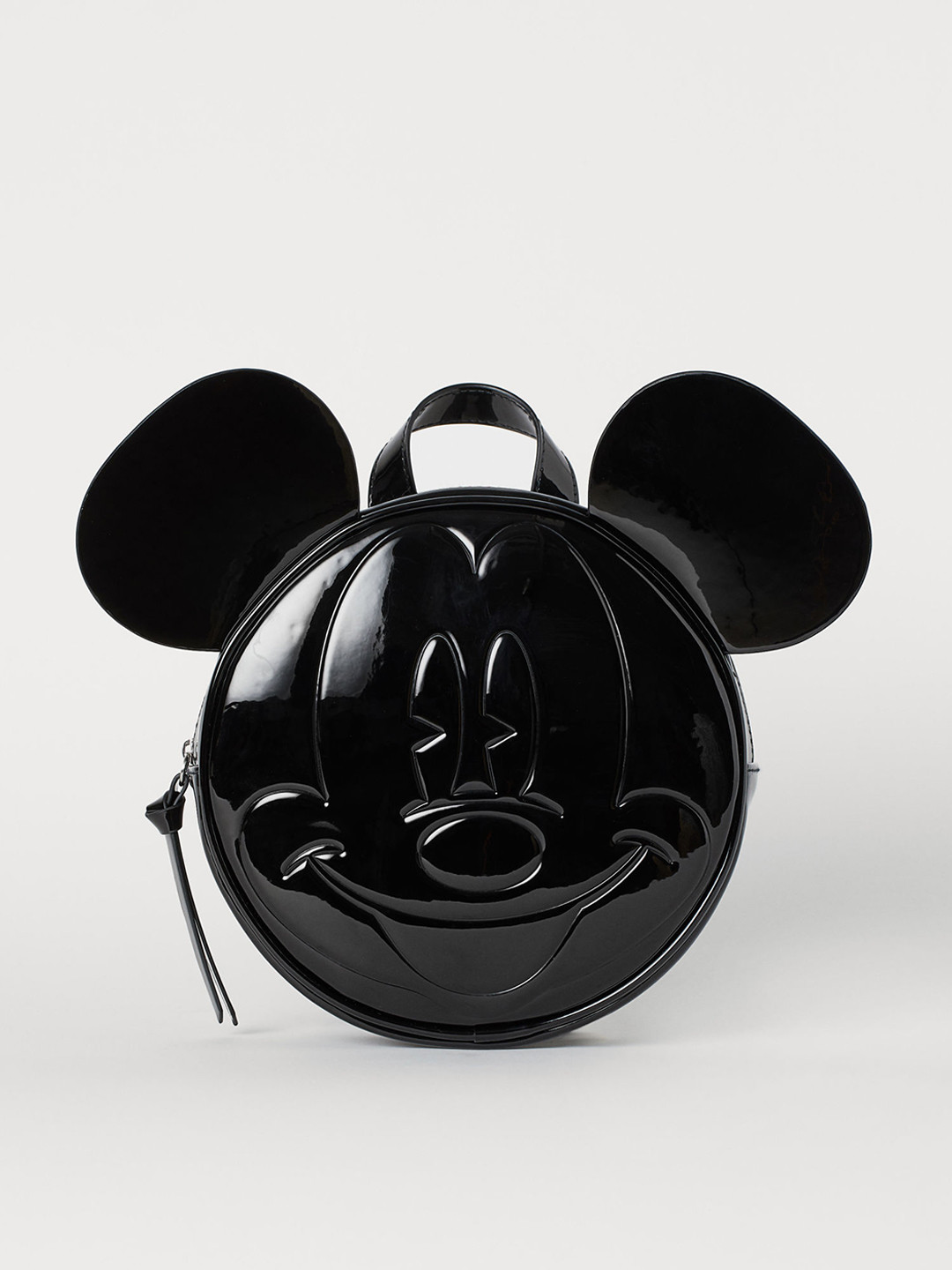 Buy H&M Women Black Mickey Mouse Patent Backpack - Backpacks for Women ...