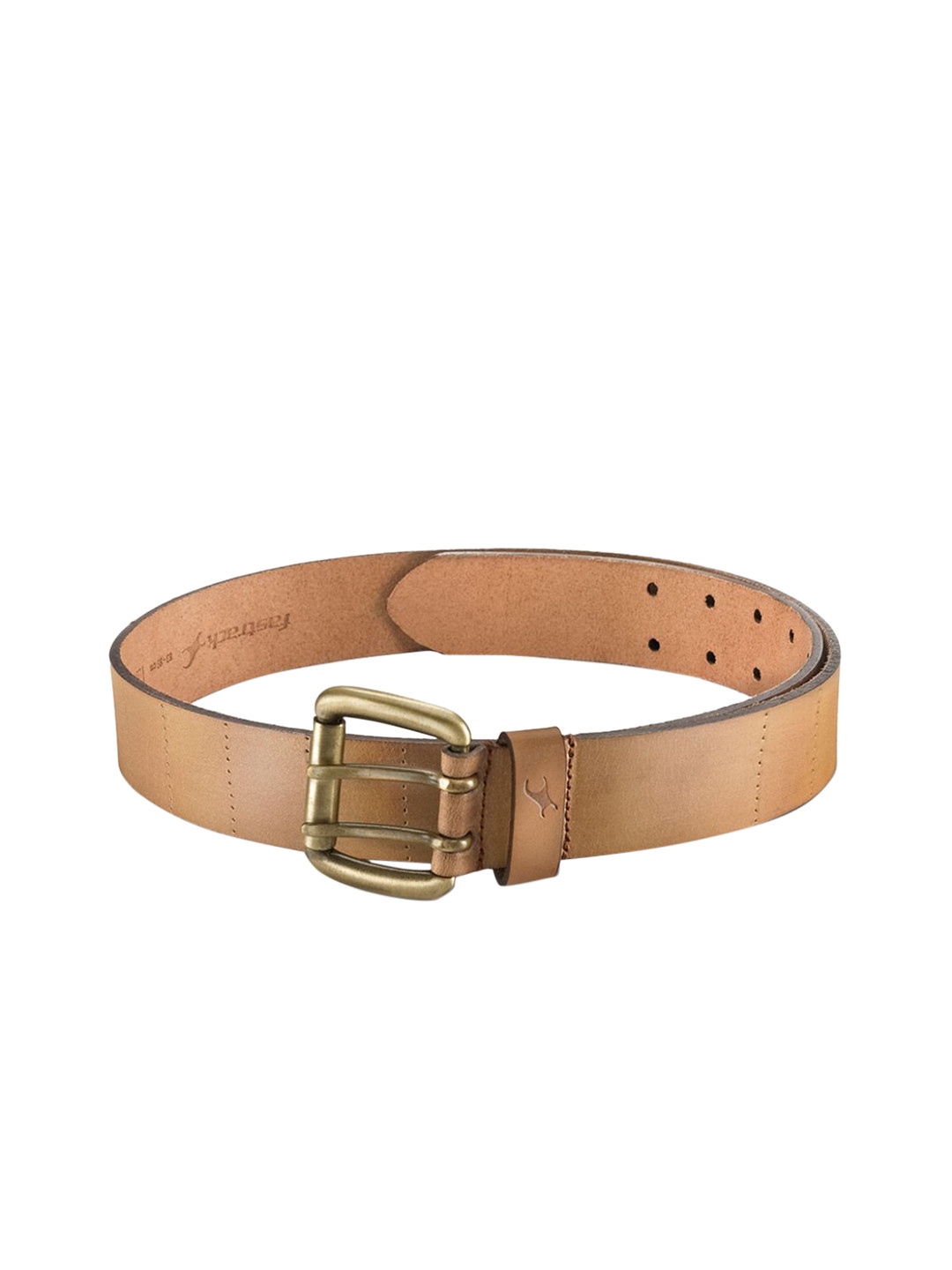 Buy Fastrack Men Tan Textured Leather Belt - Belts for Men 11918764 ...