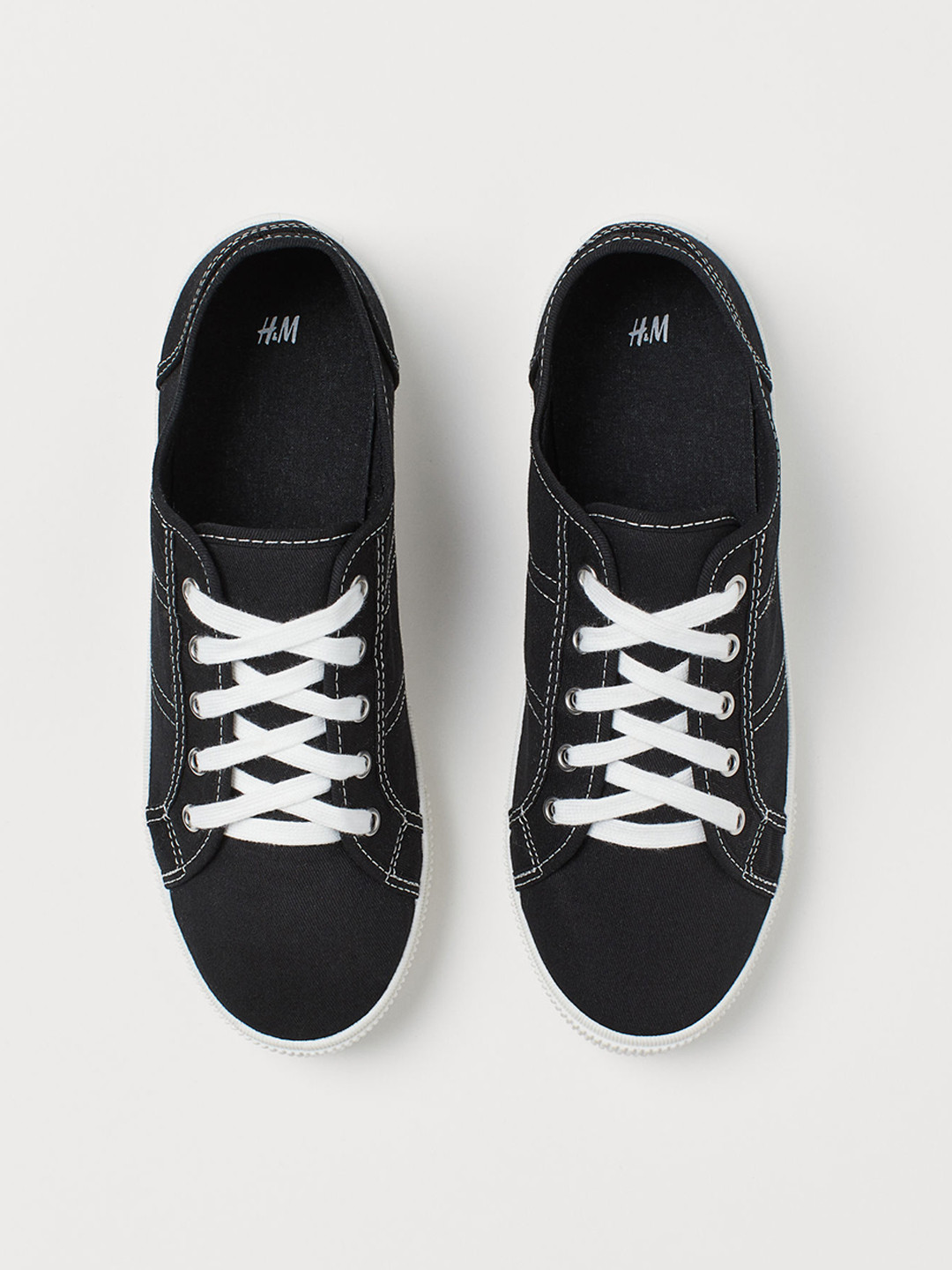 Buy H&M Women Black Trainers - Casual Shoes for Women 11937212 | Myntra