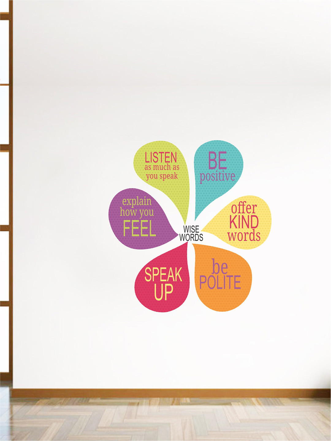Buy Rawpockets Multicoloured Wise Words Wall Stickers - Decals And ...