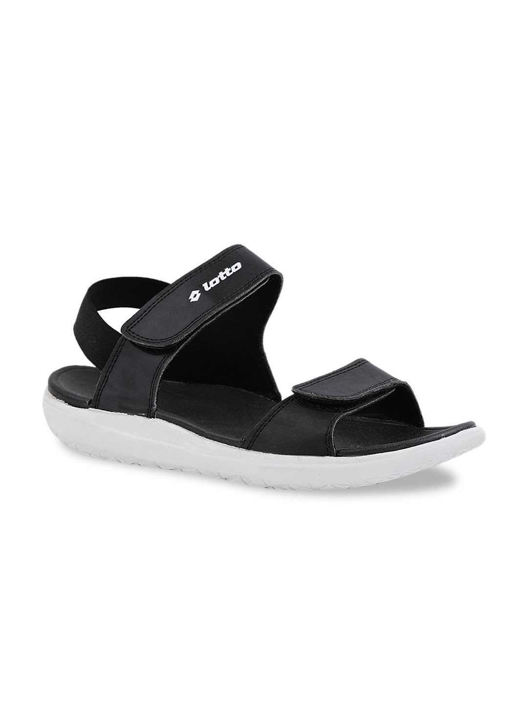 Buy Lotto Women Black Solid Sports Sandal - Sandals for Women 11908398 ...