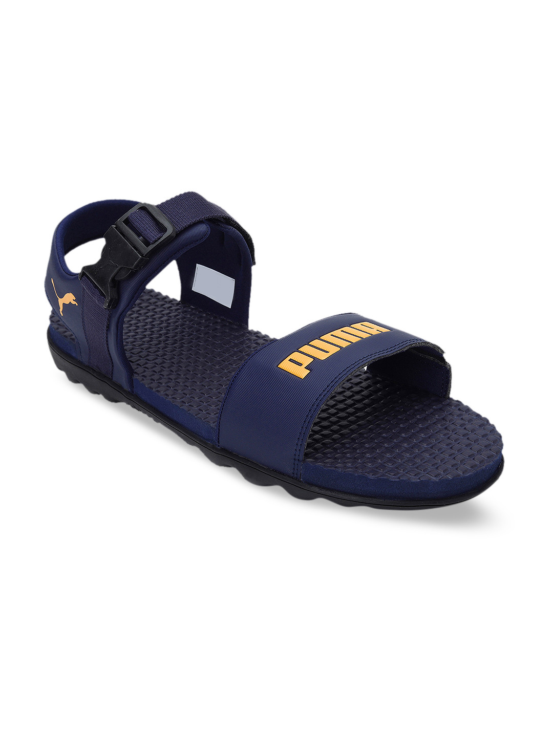 Buy Puma Men Navy Blue Solid Zone Comfort Sports Sandals - Sandals for ...