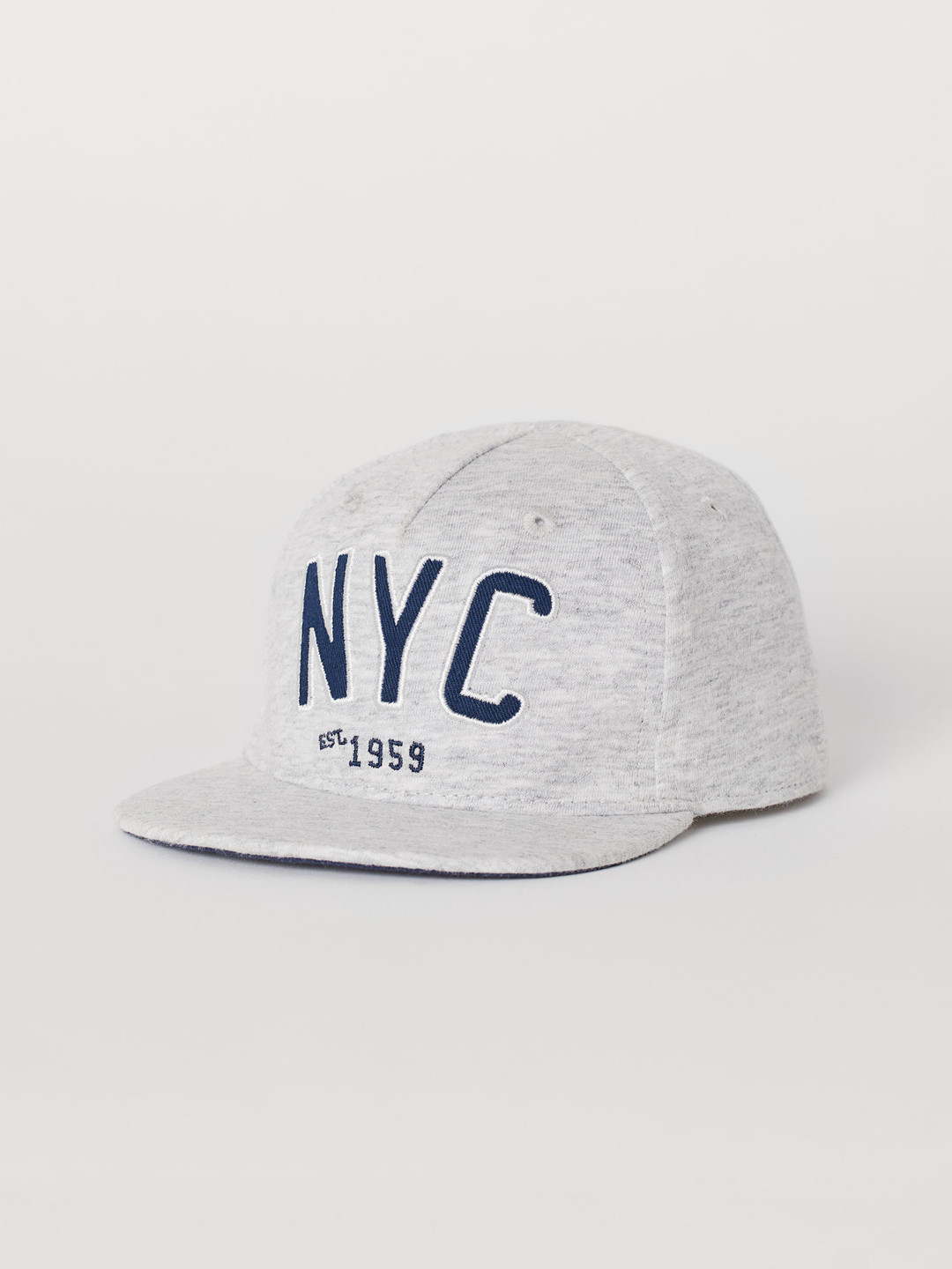 Buy H&M Infant Kids Grey & Blue Cotton Cap - Caps for Unisex Kids ...