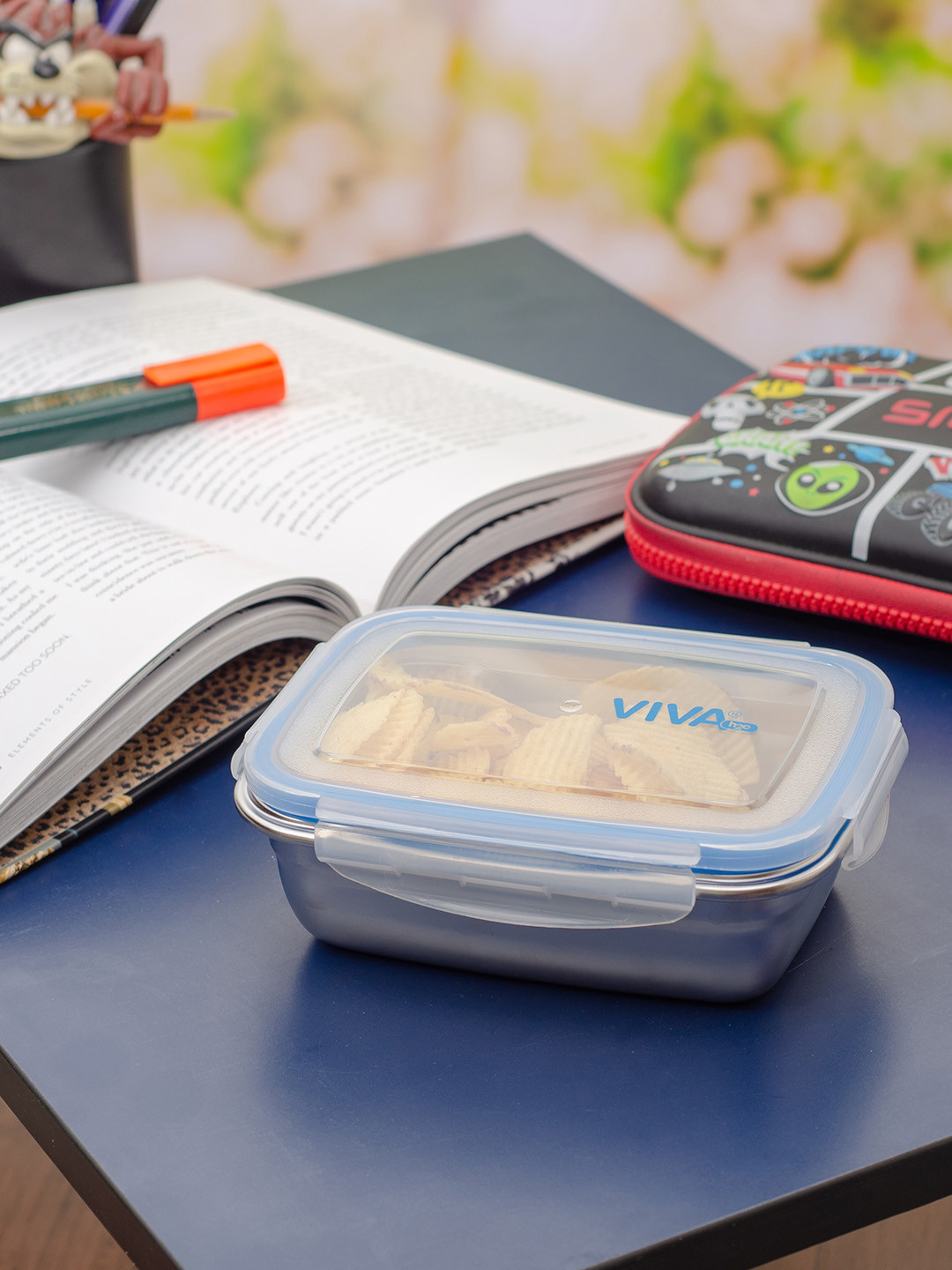 Buy VIVA H2o Unisex Set Of 2 Steel Toned Stainless Steel Storage Boxes ...