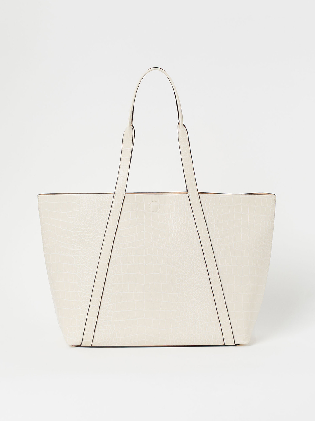 Buy H&M Women White Solid Shopper - Handbags for Women 12153992 | Myntra