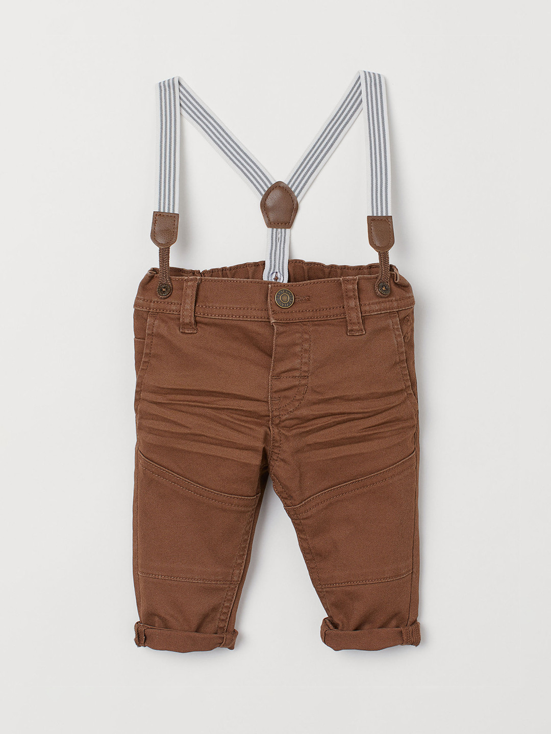 Buy H&M Boys Brown Twill Trousers - Trousers for Boys 12154108 | Myntra