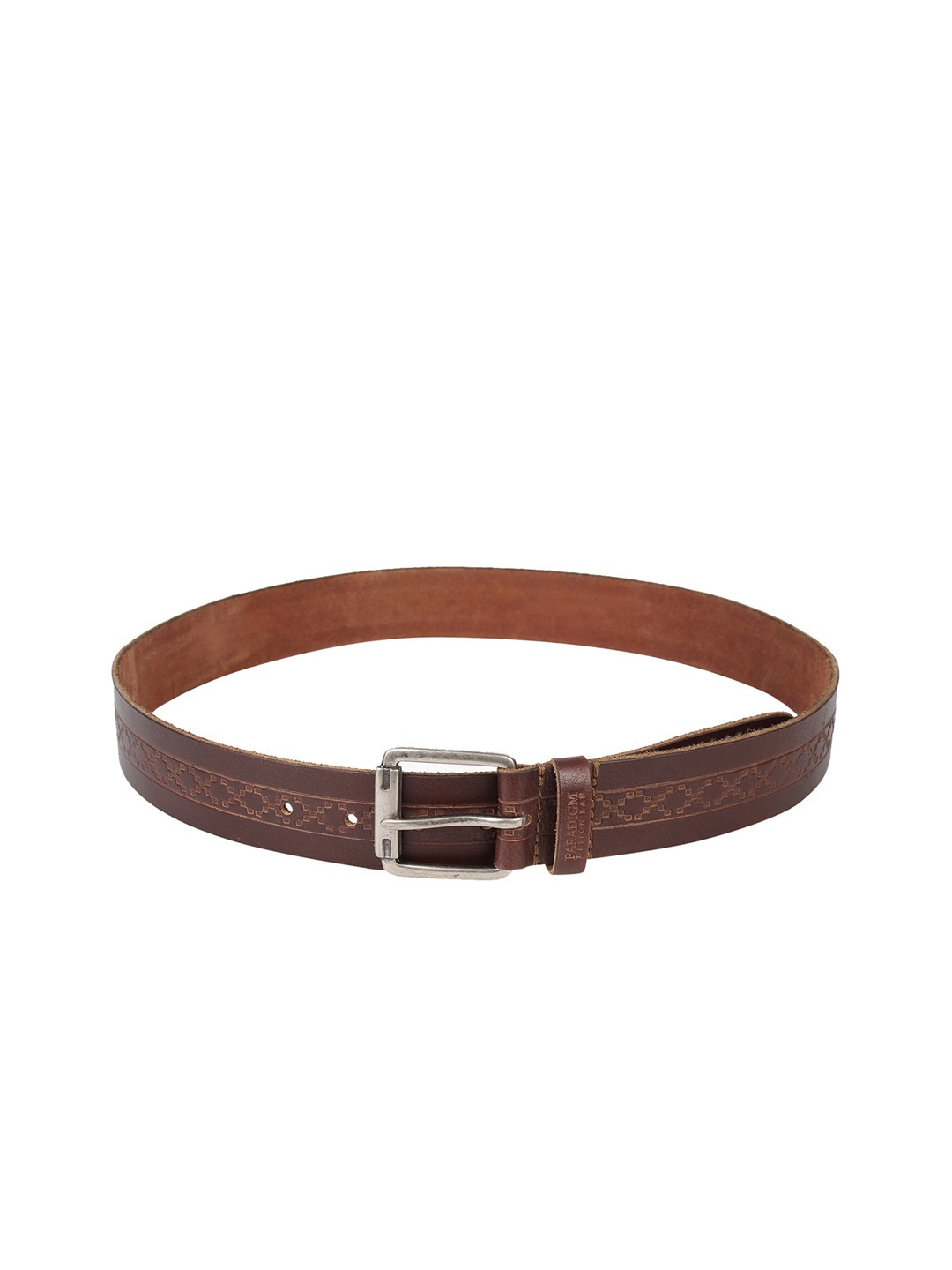 Buy Paradigm Design Lab Men Brown Solid Leather Belt - Belts for Men ...