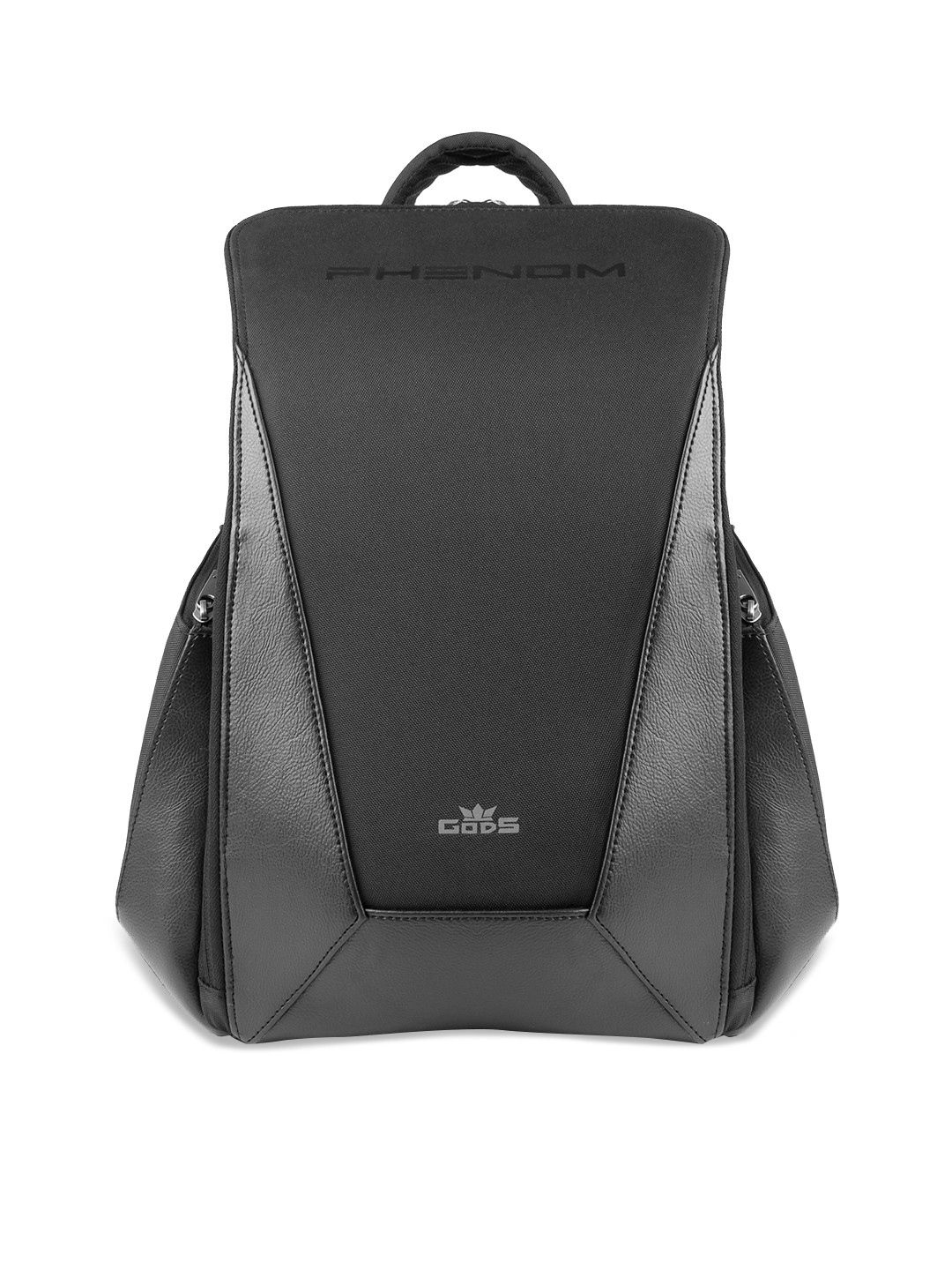 Buy GODS Unisex Black Solid Phenom Laptop Backpack - Backpacks for ...