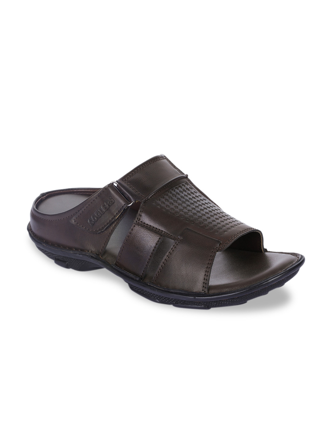 Buy Liberty Men Brown Leather Comfort Sandals - Sandals for Men ...