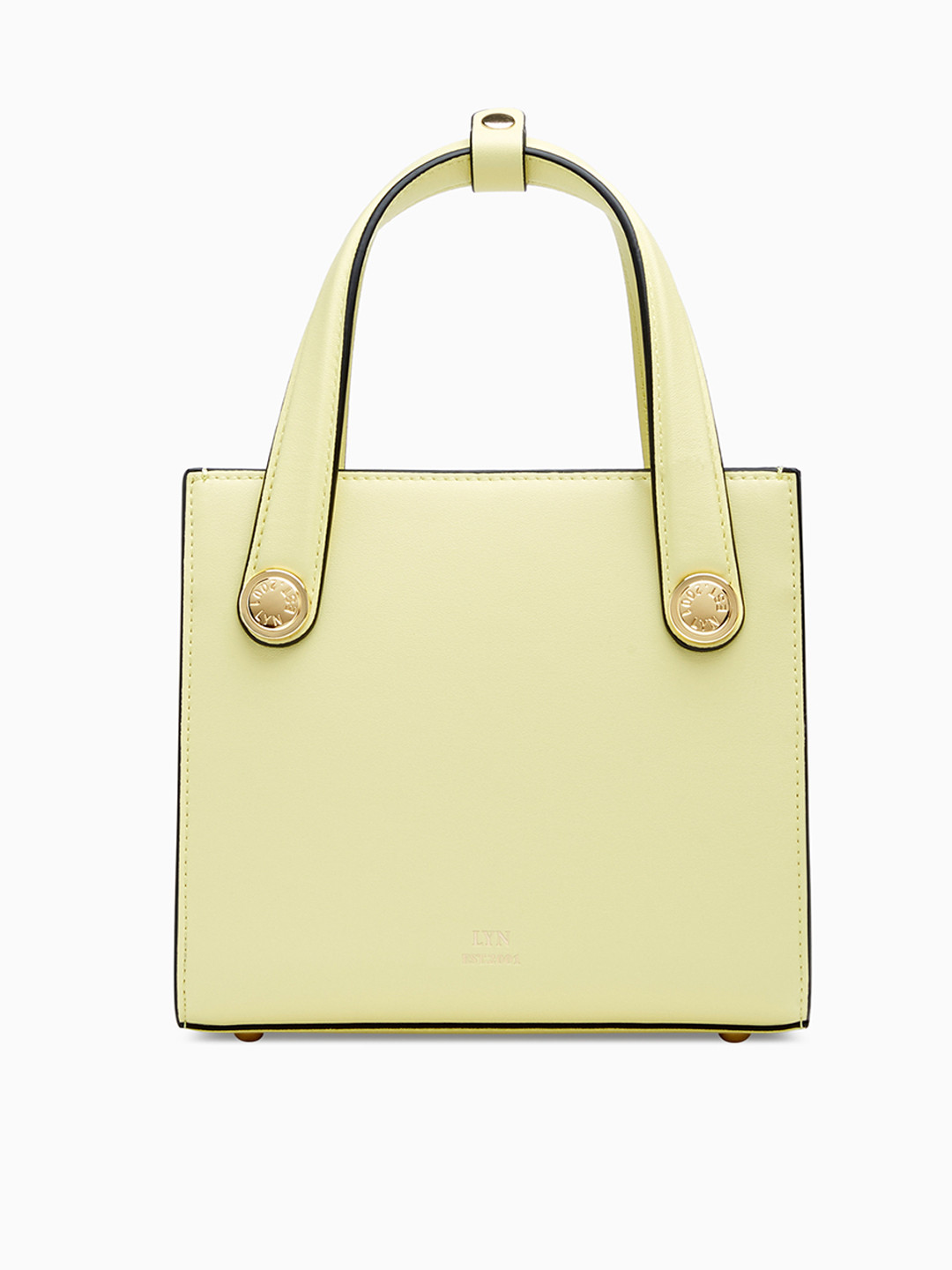 Buy LYN Women Yellow Solid Handheld Bag - Handbags for Women 12053002 ...