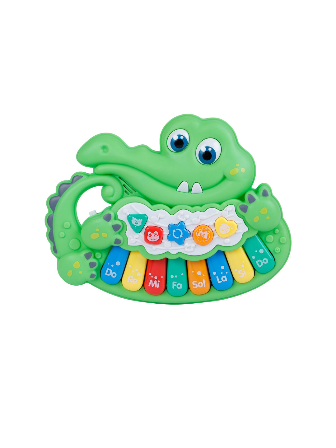 Buy Webby Kids Green & Blue Musical Crocodile Keyword Piano Toy ...