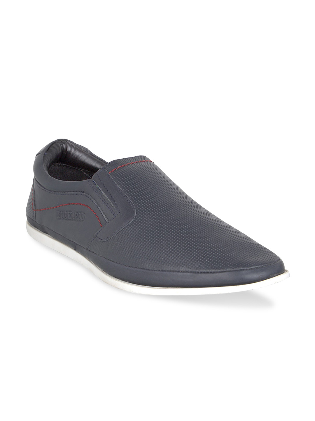 Buy Buckaroo Men Navy Blue Perforations Slip On Sneakers - Casual Shoes ...