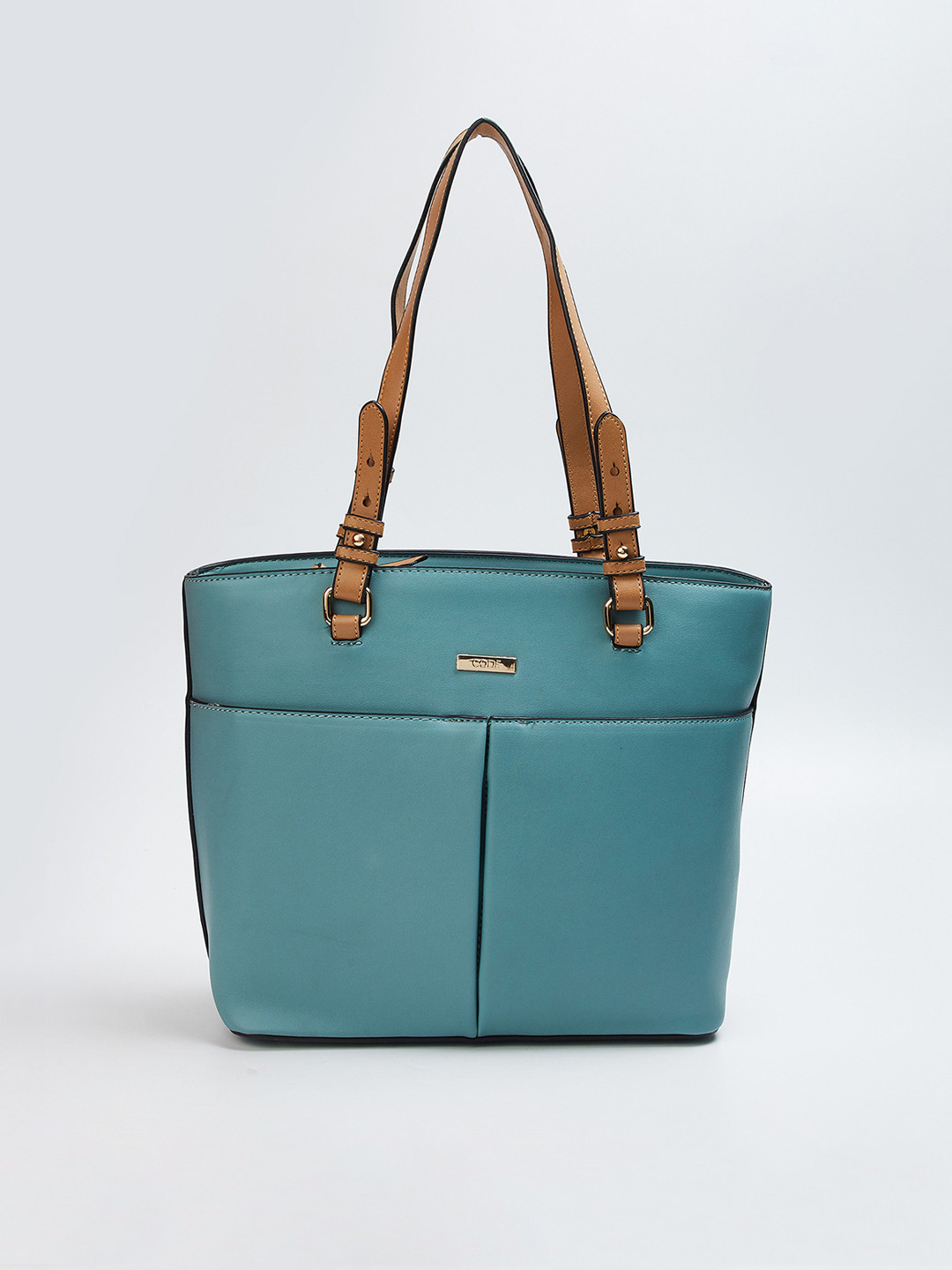 Buy CODE By Lifestyle Green Solid Shoulder Bag - Handbags for Women ...