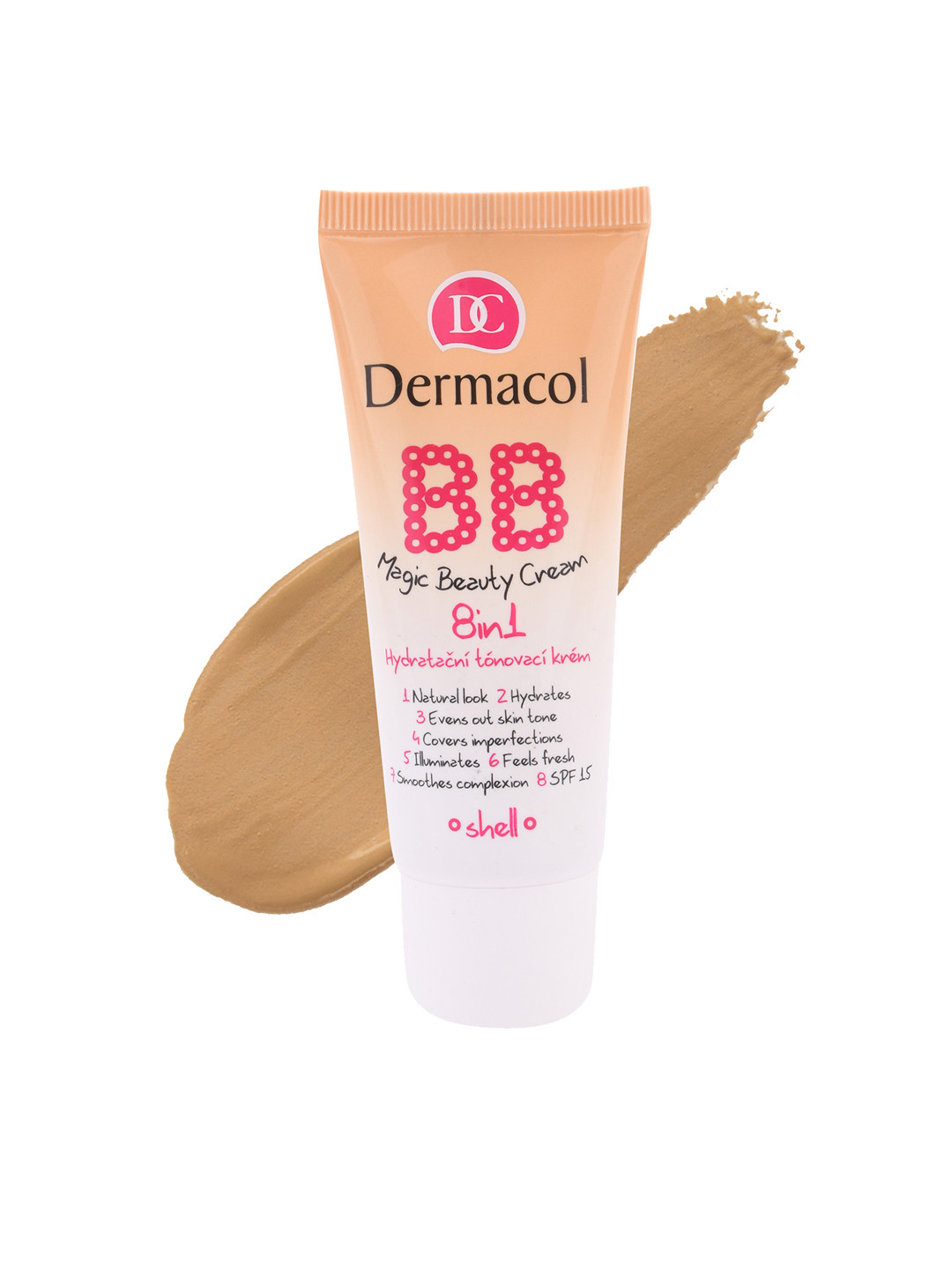 Buy Dermacol 1262 BB Magic Beauty Cream 8 In 1 Shell - BB And CC Cream ...