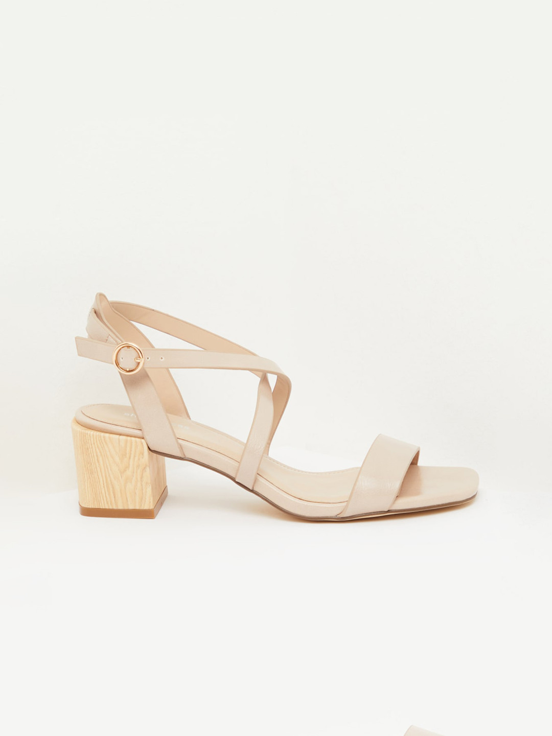 Buy Shoexpress Women Beige Solid Heels - Heels for Women 12451148 | Myntra
